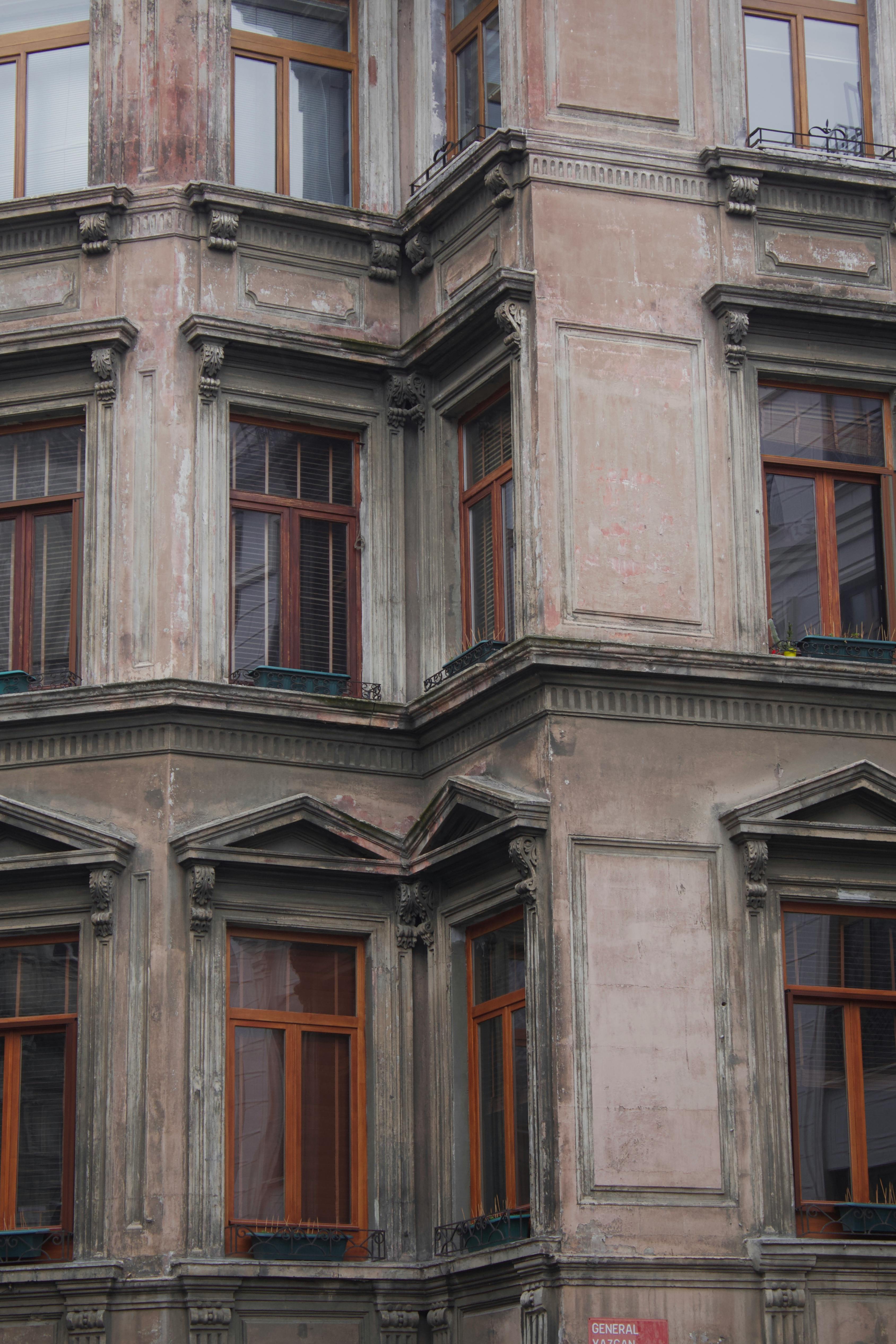 Close-up of a Tenement House Exterior · Free Stock Photo