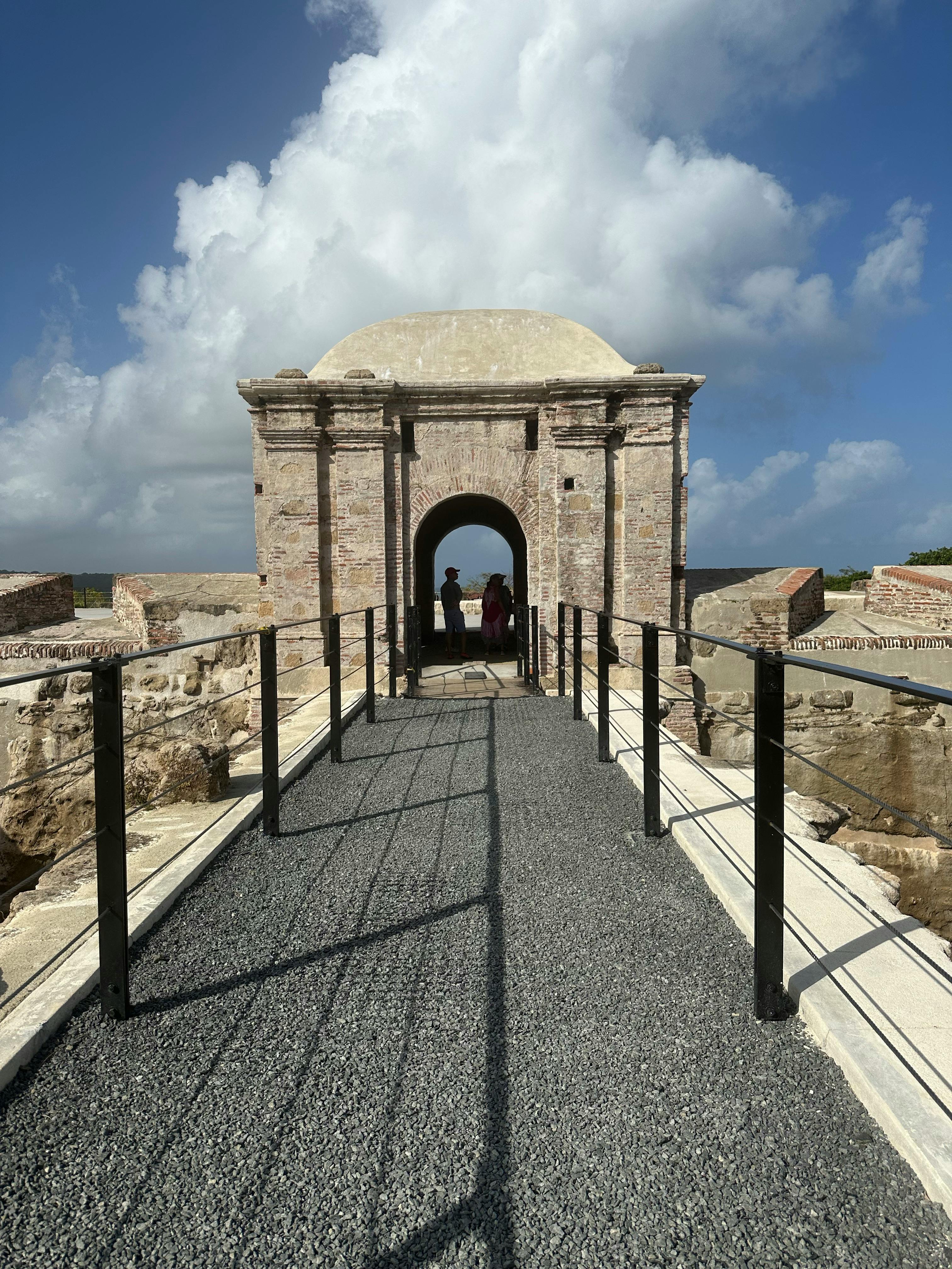 Bridge with Stone Gate · Free Stock Photo