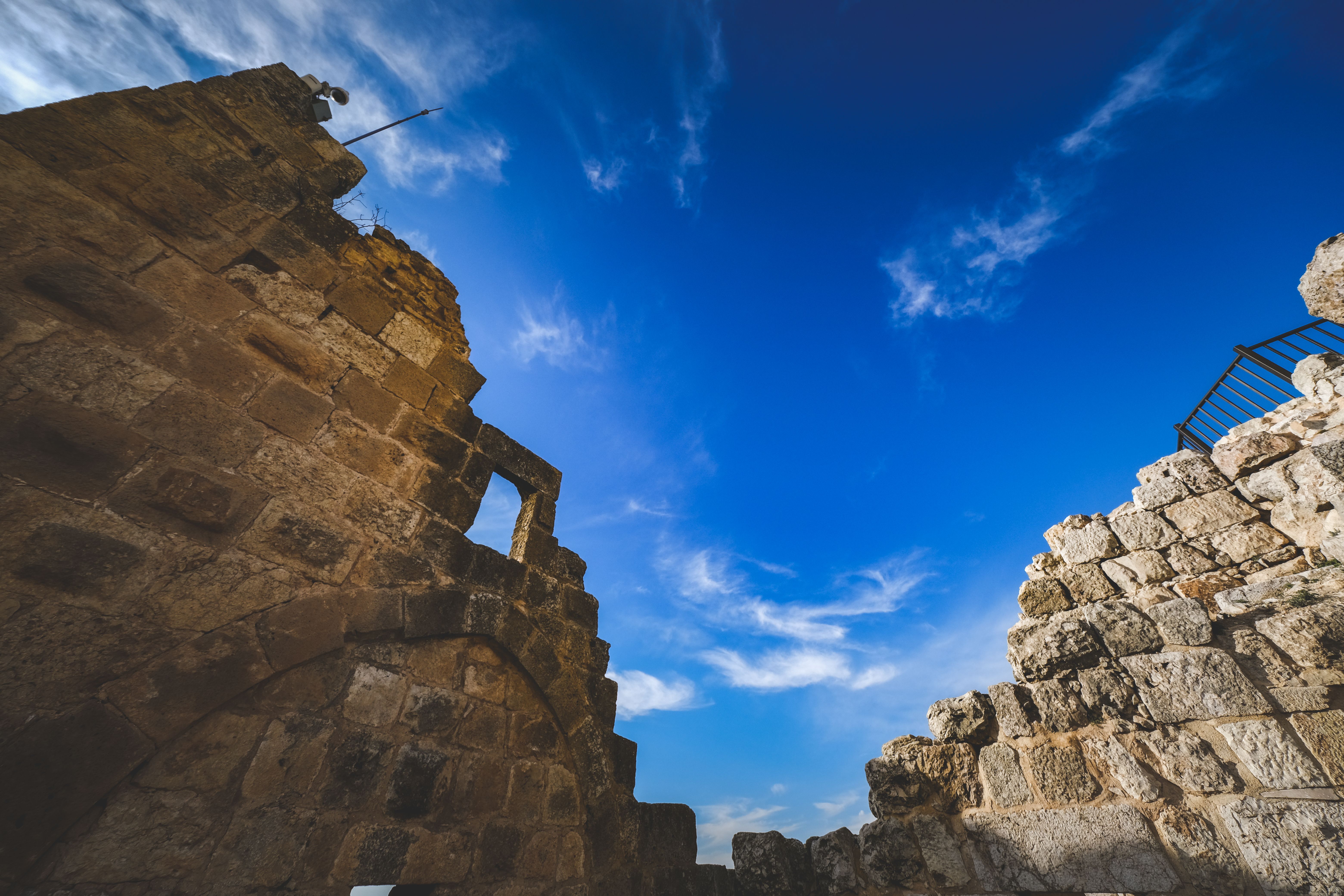 Blue Sky over Ruins · Free Stock Photo
