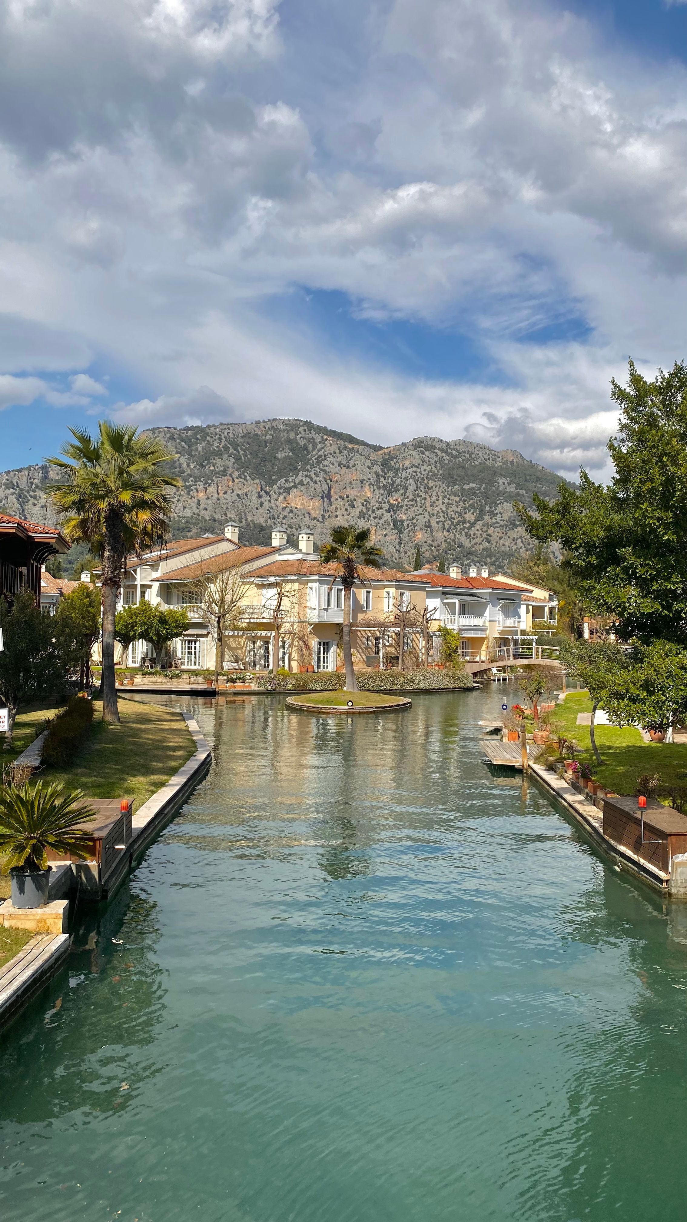 Photo of a Canal with a View of a Mountain · Free Stock Photo