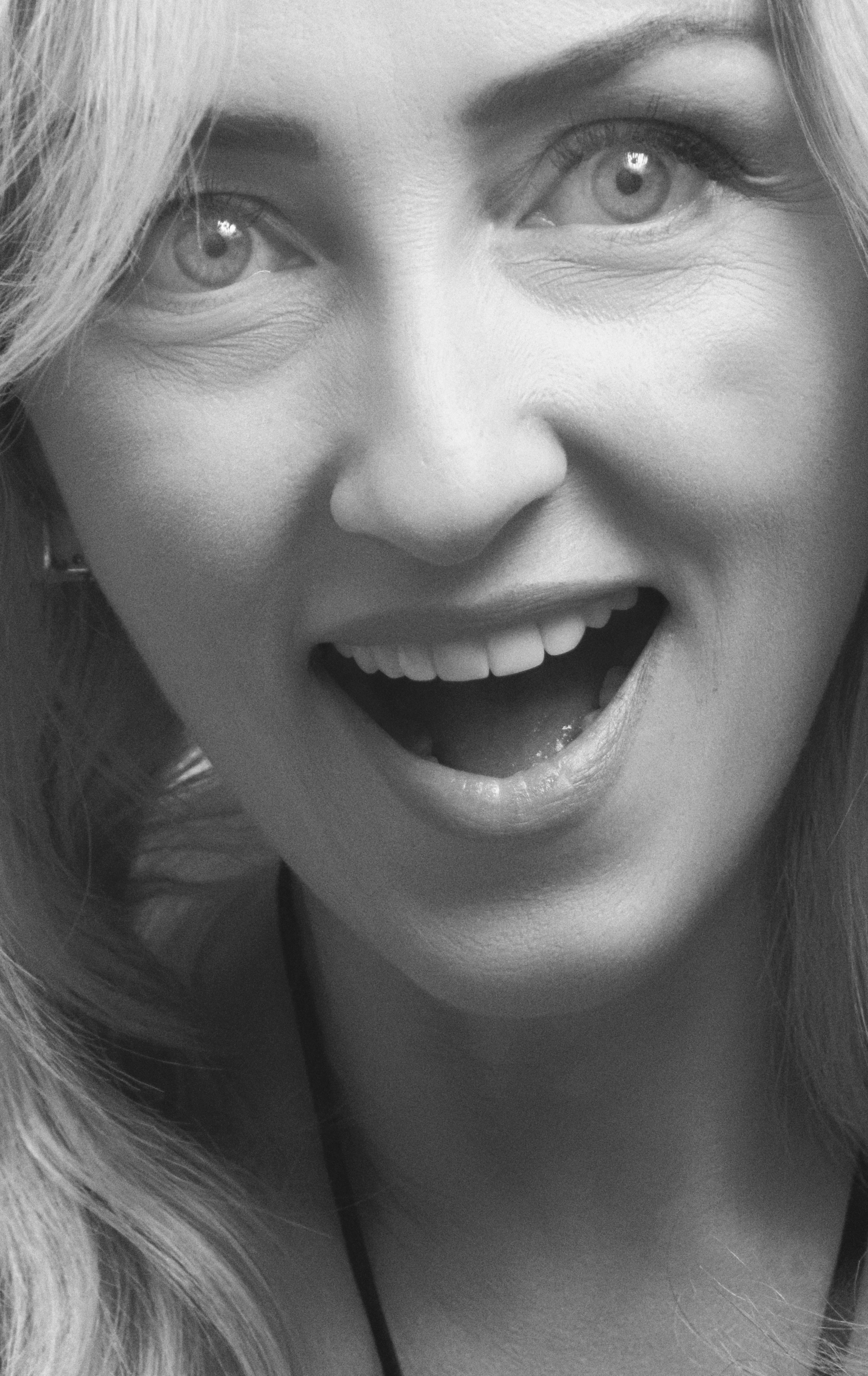 Woman Face with Open Mouth · Free Stock Photo