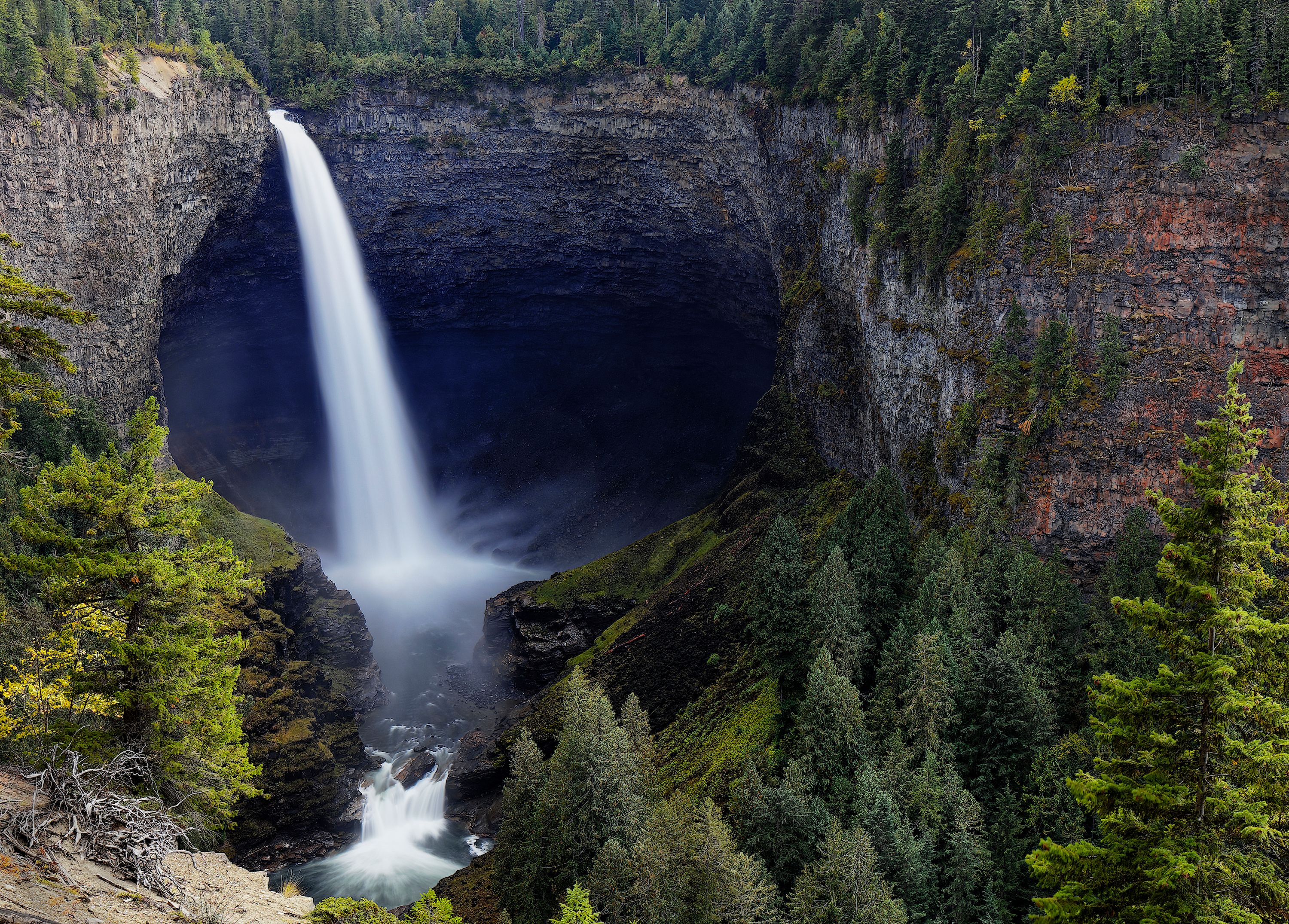 Scenic View Of Waterfalls · Free Stock Photo