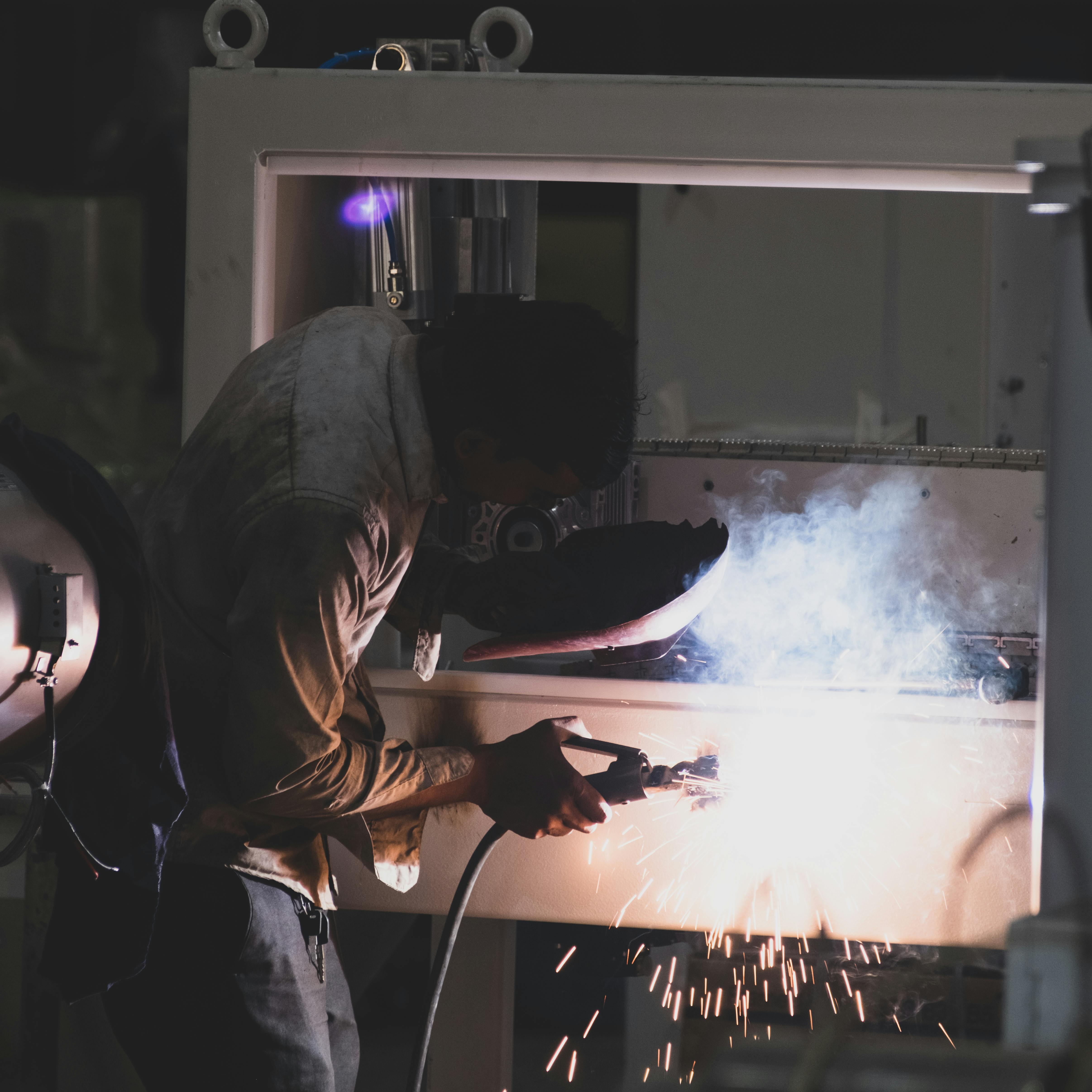 Man Welding · Free Stock Photo