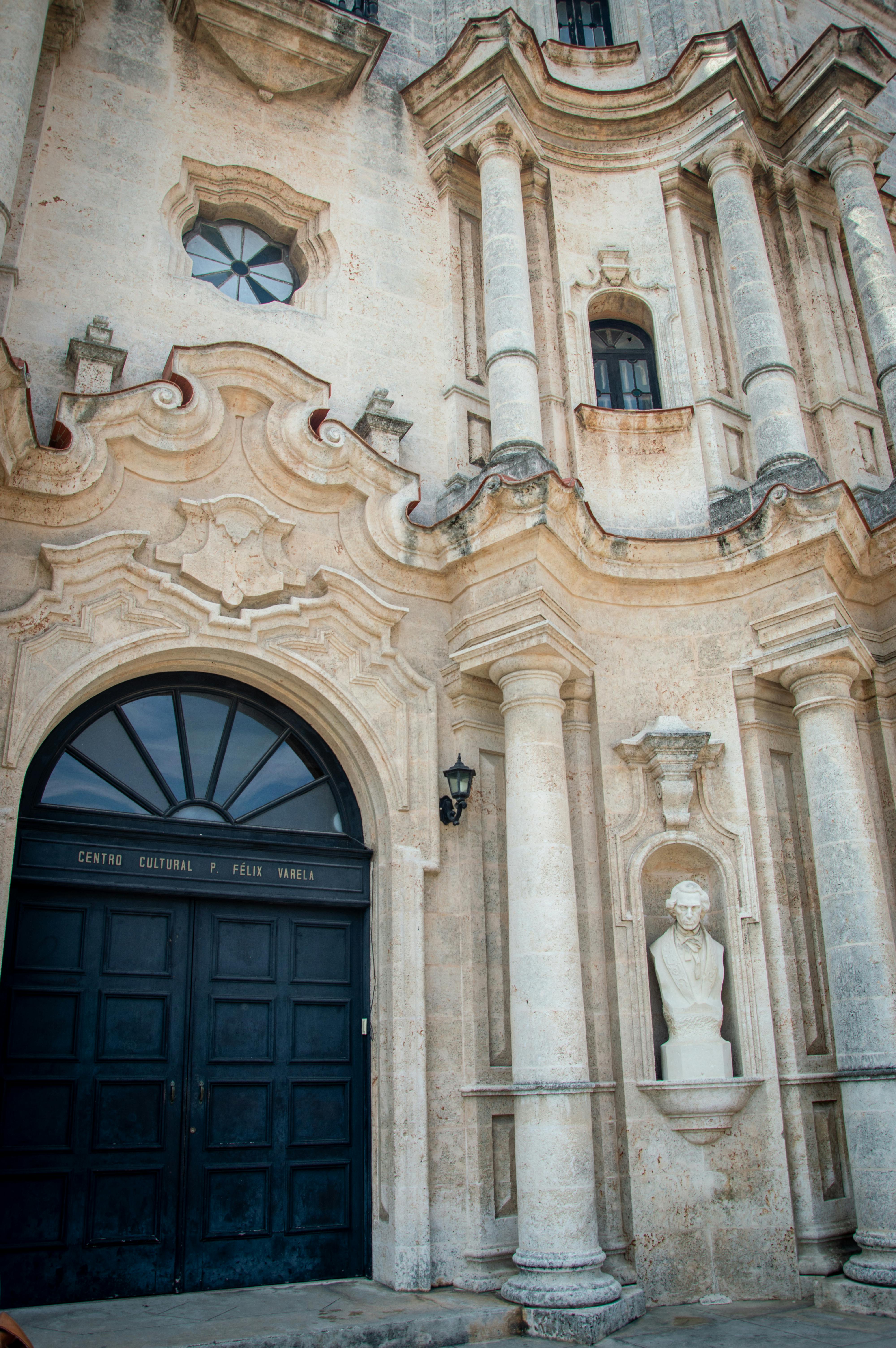 Entrance and the Facade of the Cultural Center Padre Felix Varela in ...