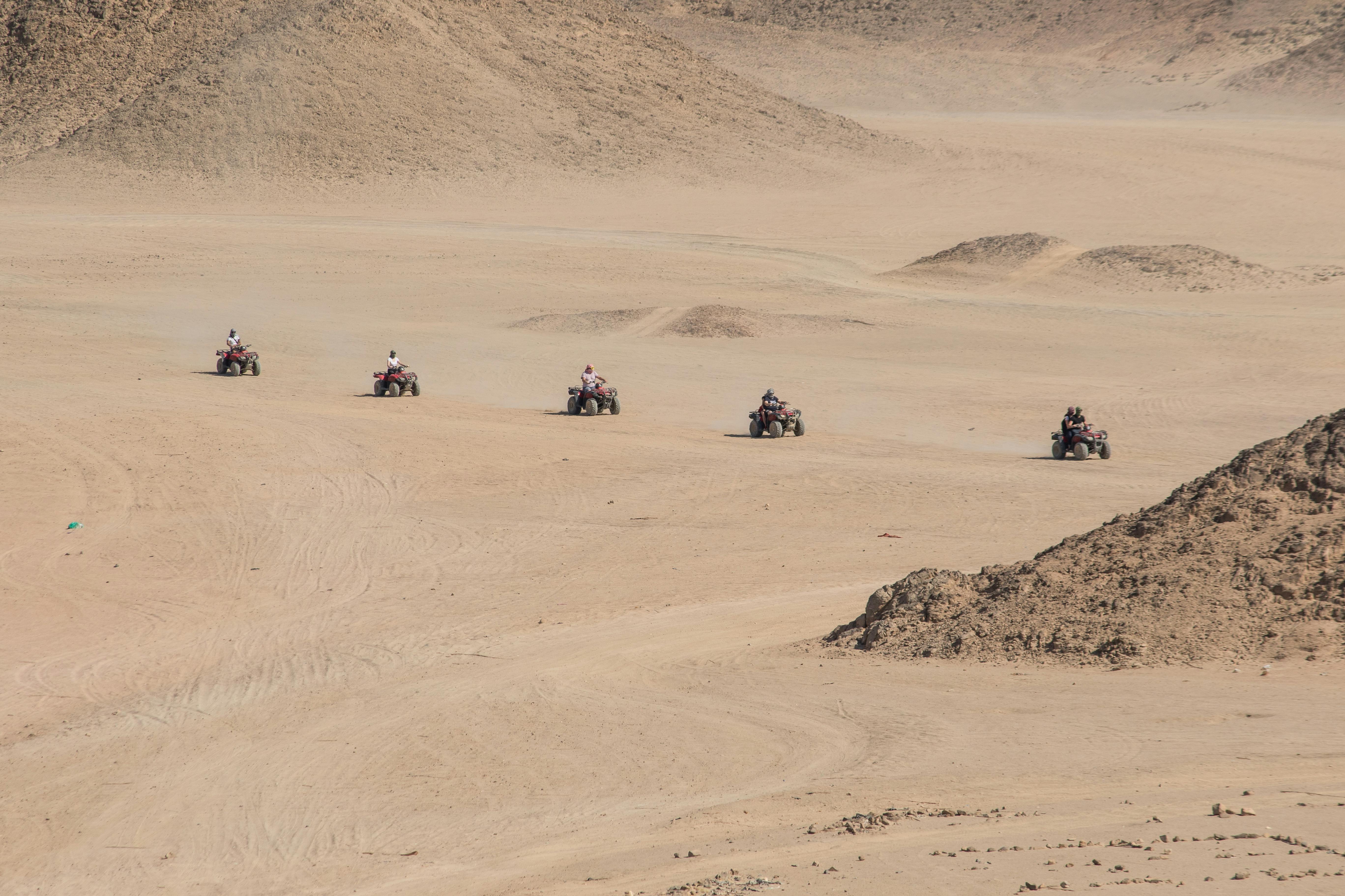 Free stock photo of desert, quad bikes, safari