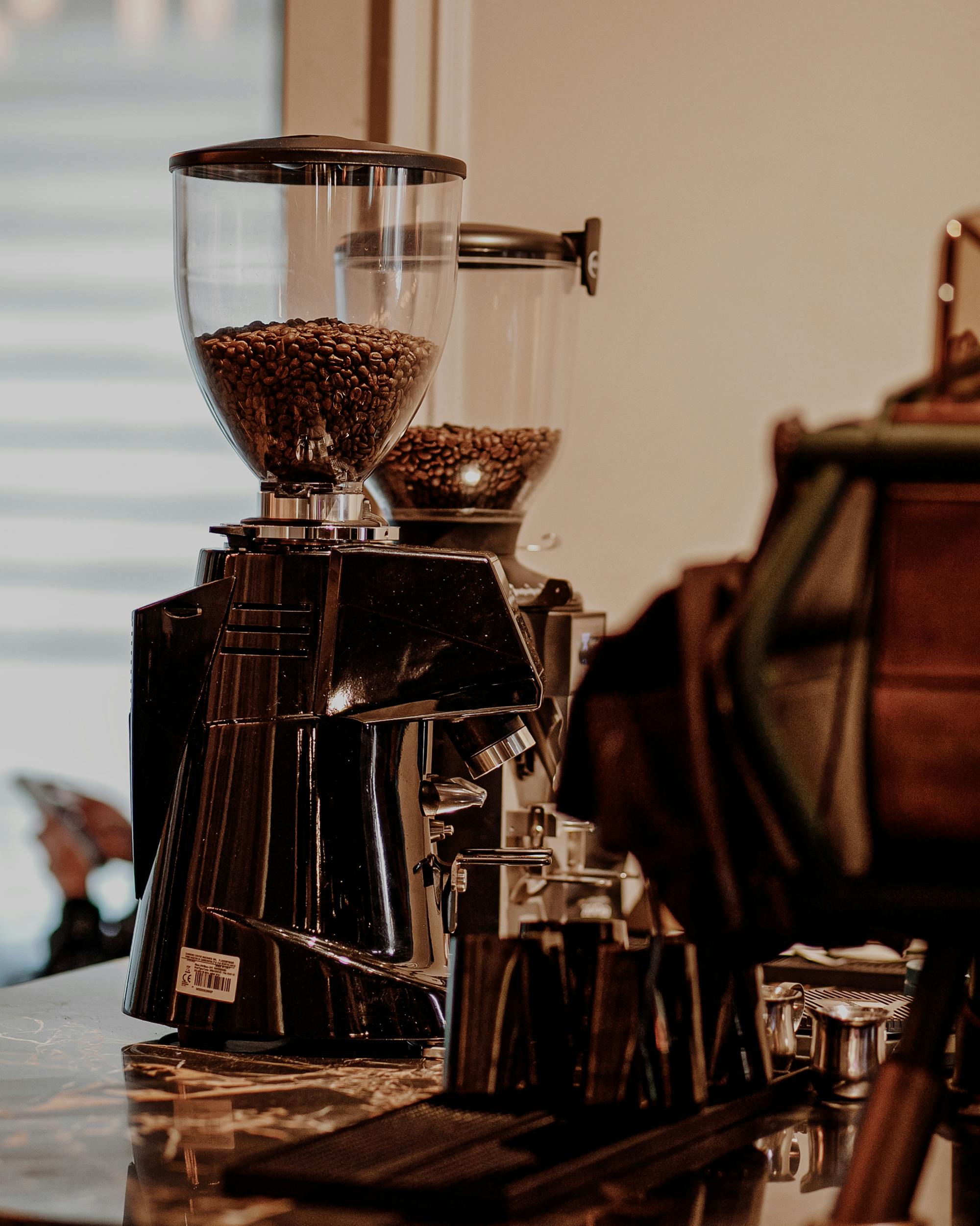 Coffee Maker and Coffee Beans · Free Stock Photo