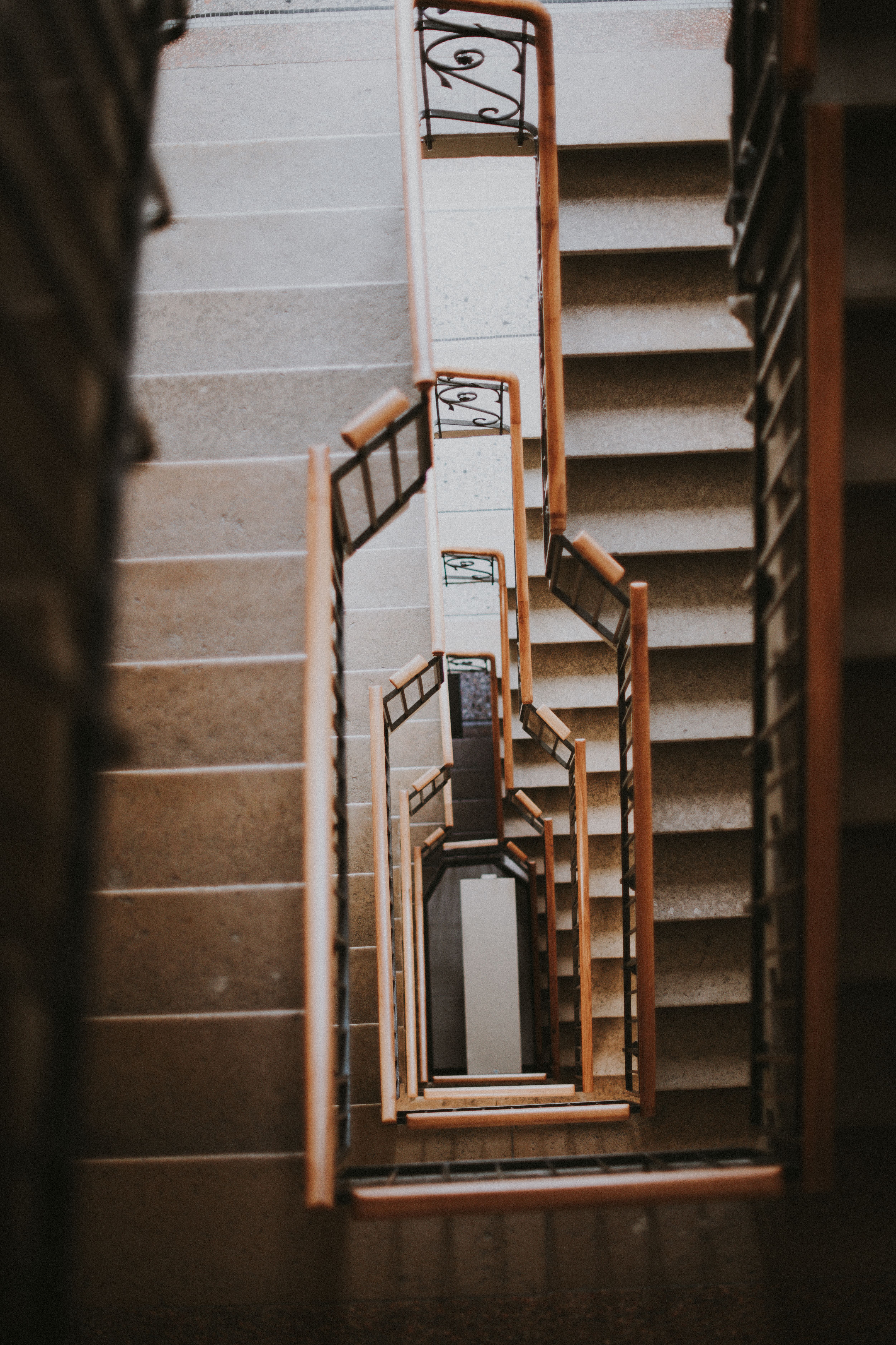 Top View of Stairs · Free Stock Photo