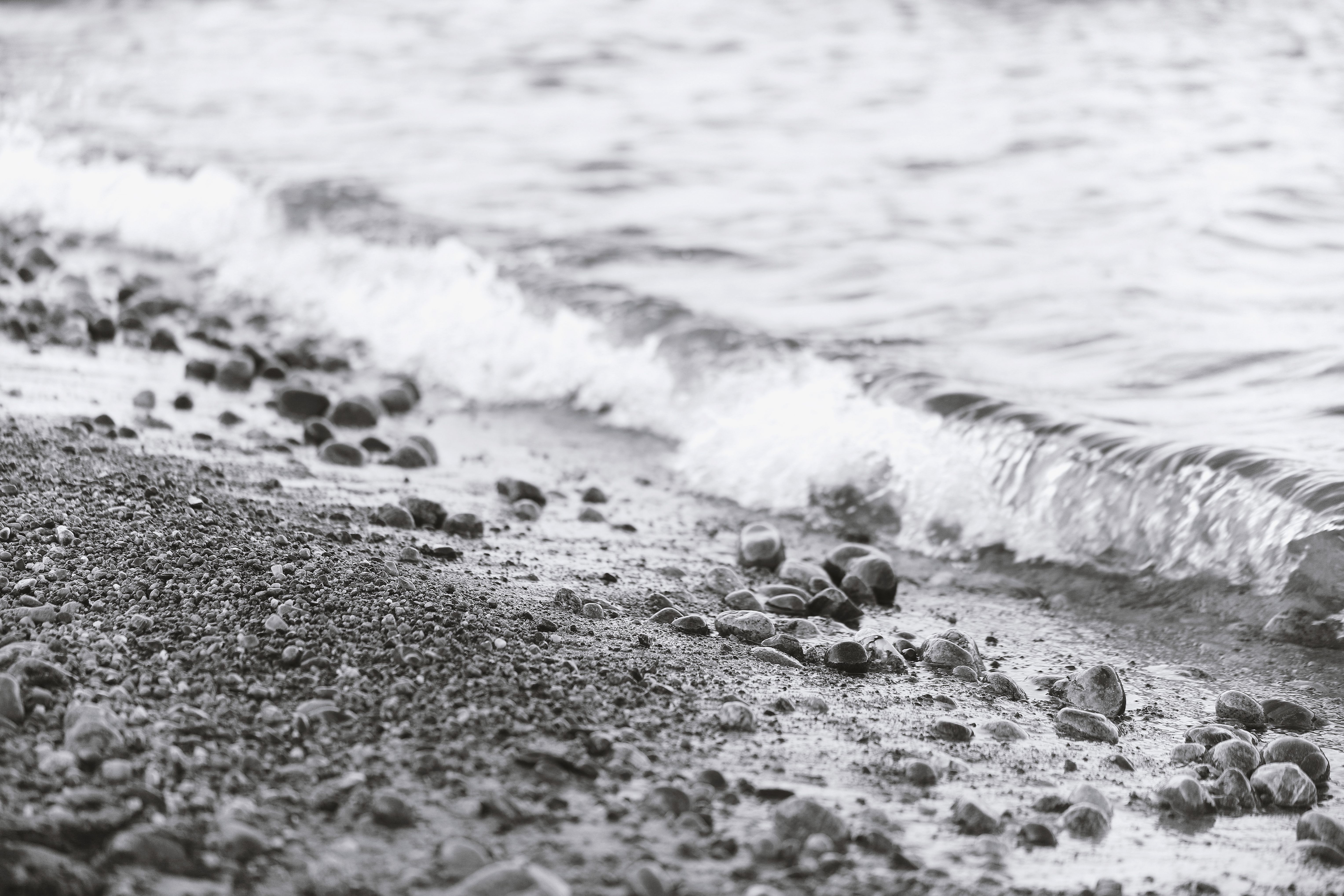 Pebbles on Shore · Free Stock Photo