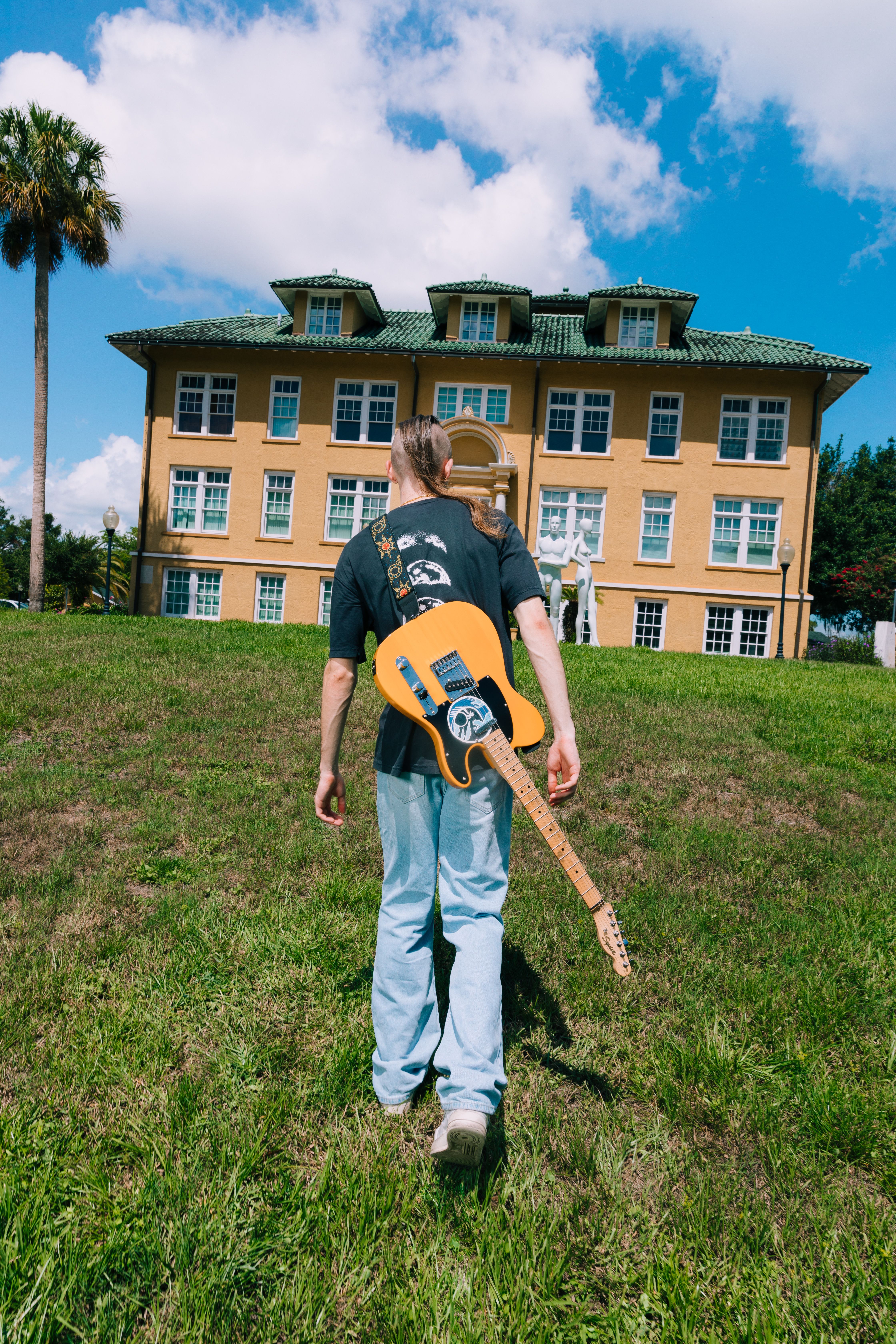 Man Walking Towards Building · Free Stock Photo