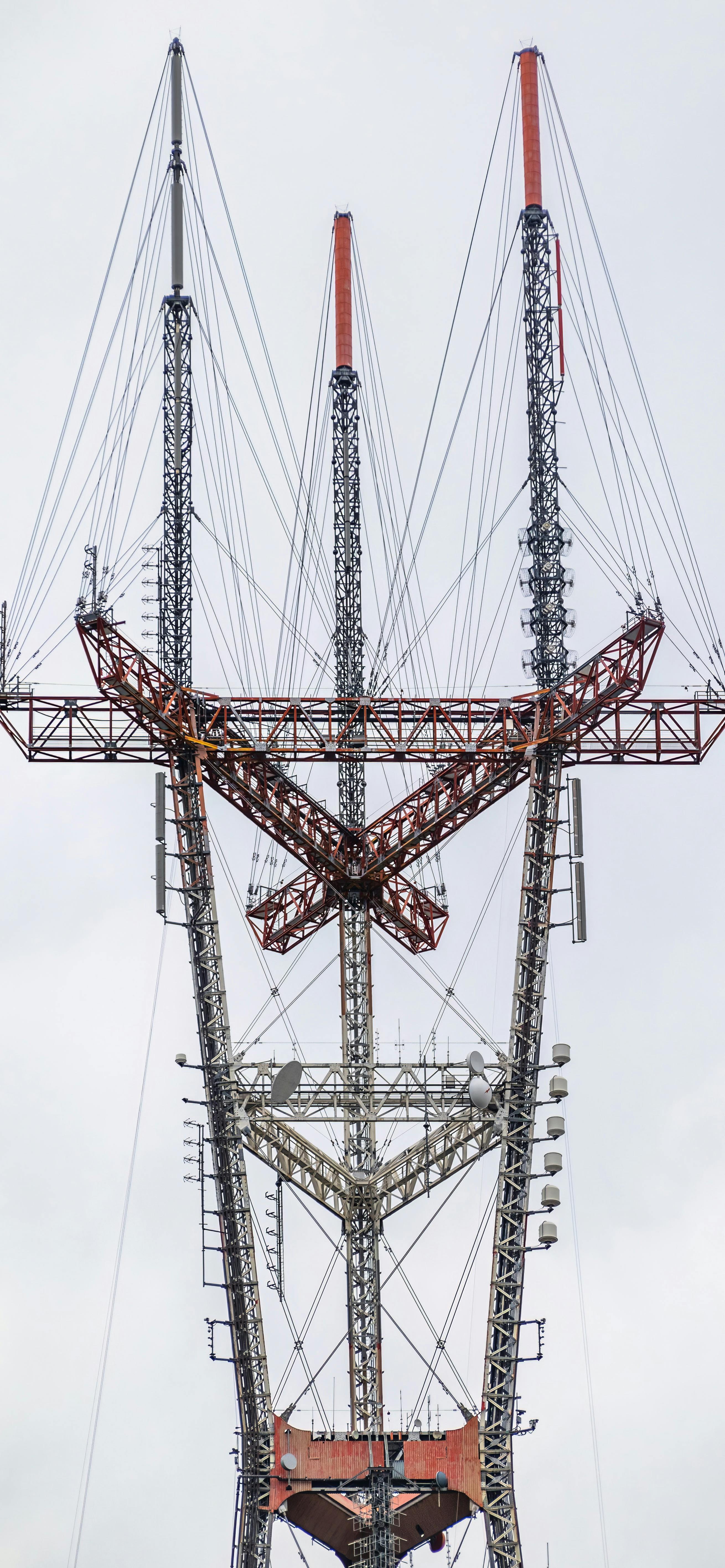 Close-up Photo of White and Black Two-way Radio on Green Glass Surface ...