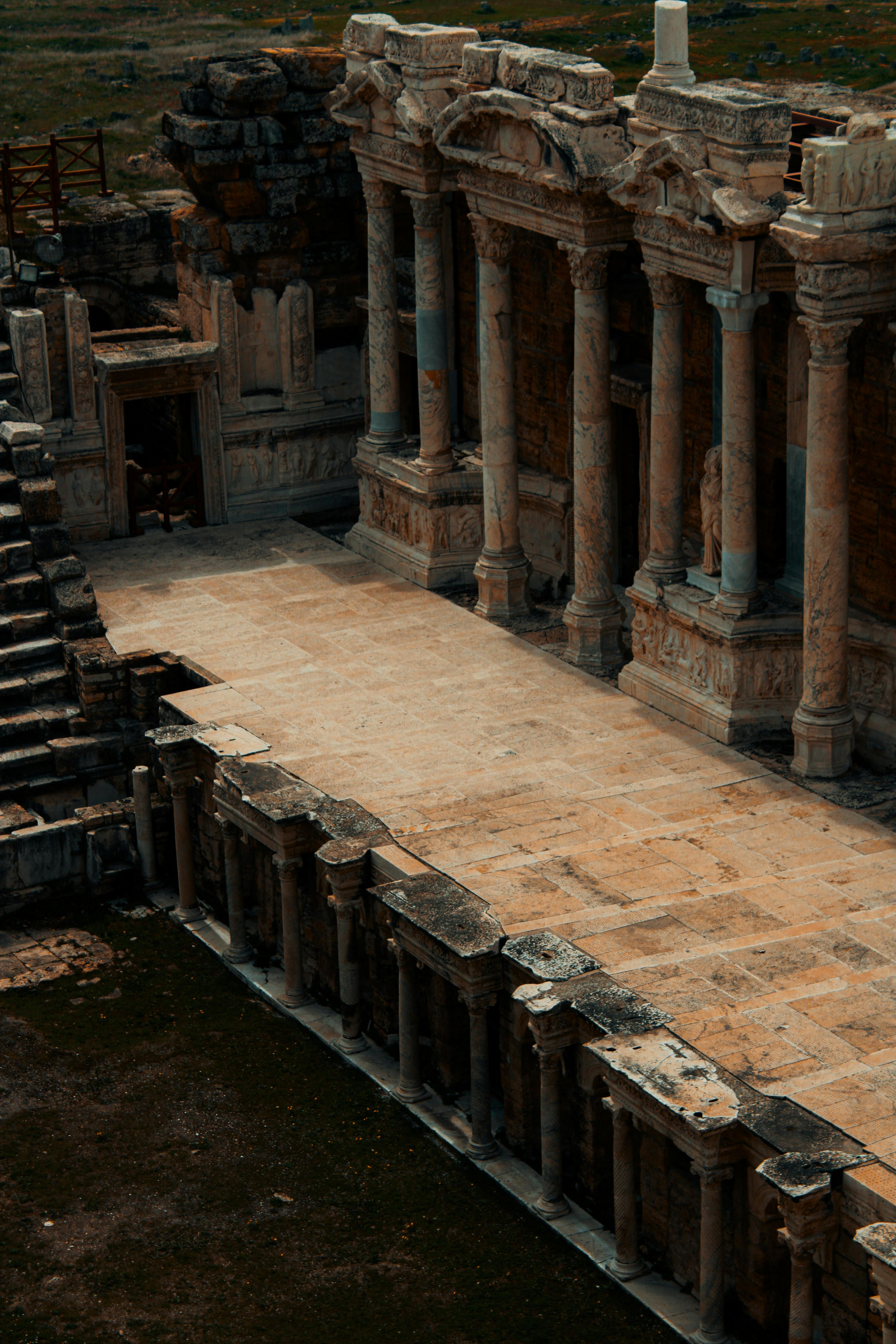 Aerial View of Ancient Ruins · Free Stock Photo