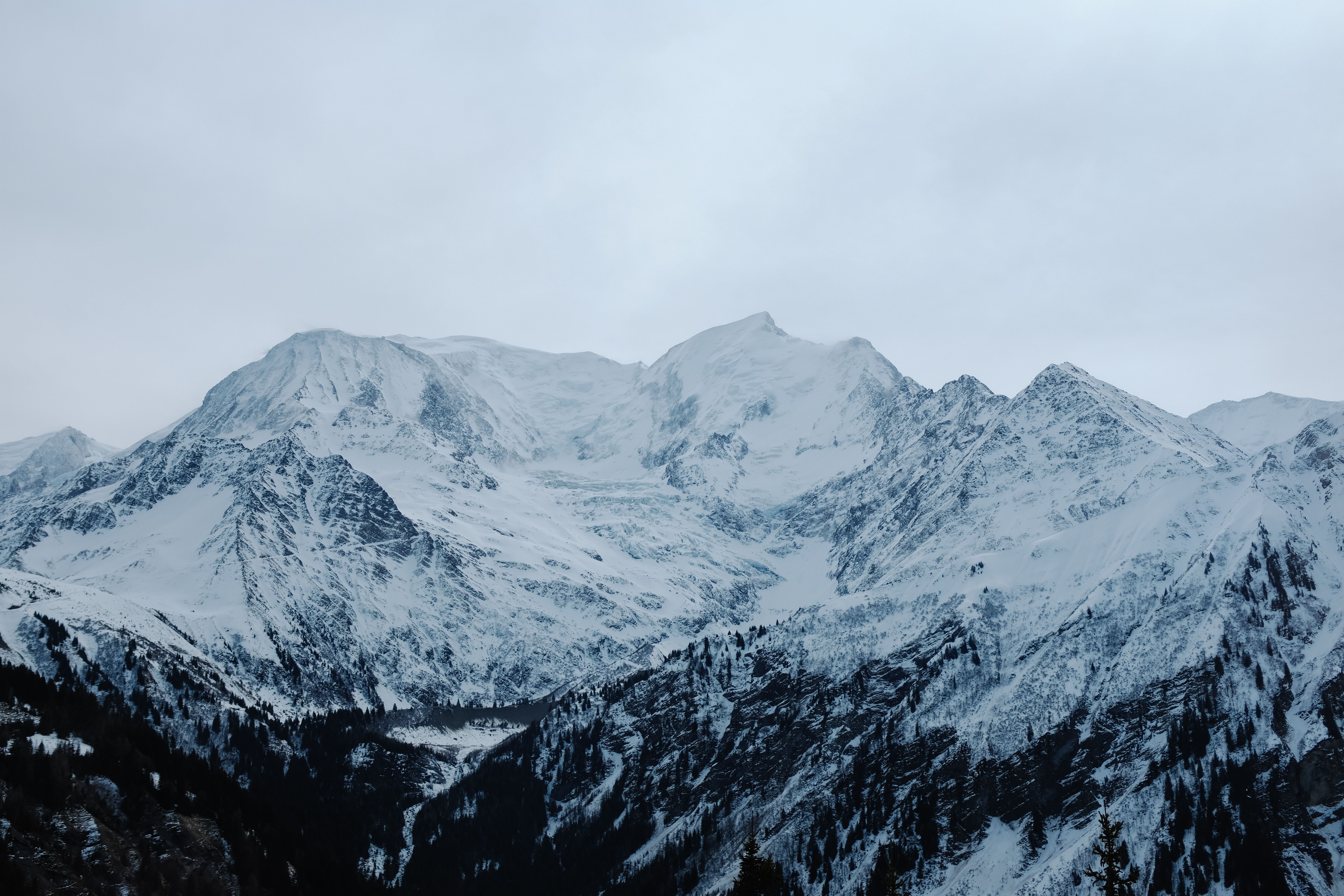 Rocky Mountains in Snow · Free Stock Photo