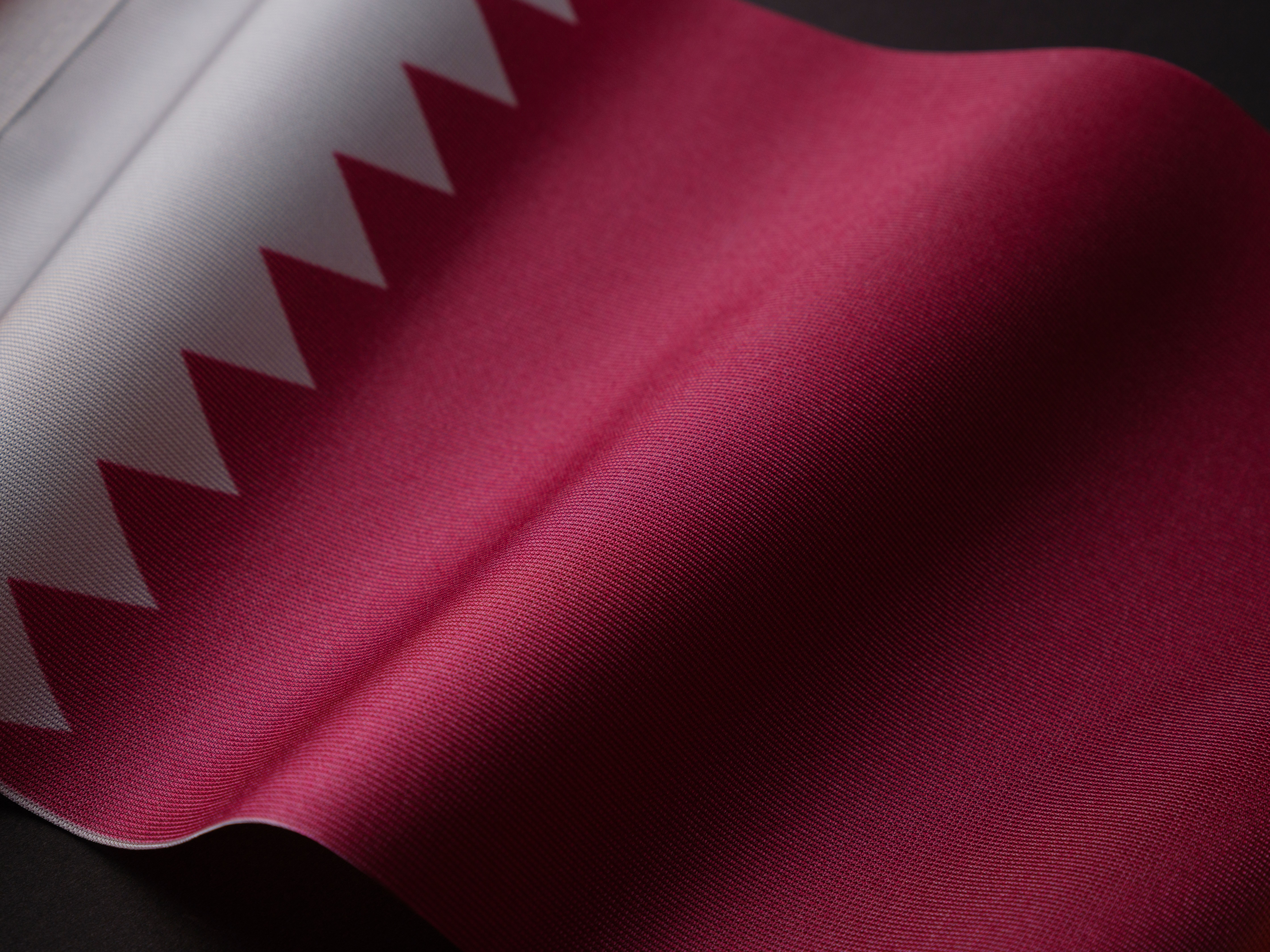 The national flag of Qatar · Free Stock Photo