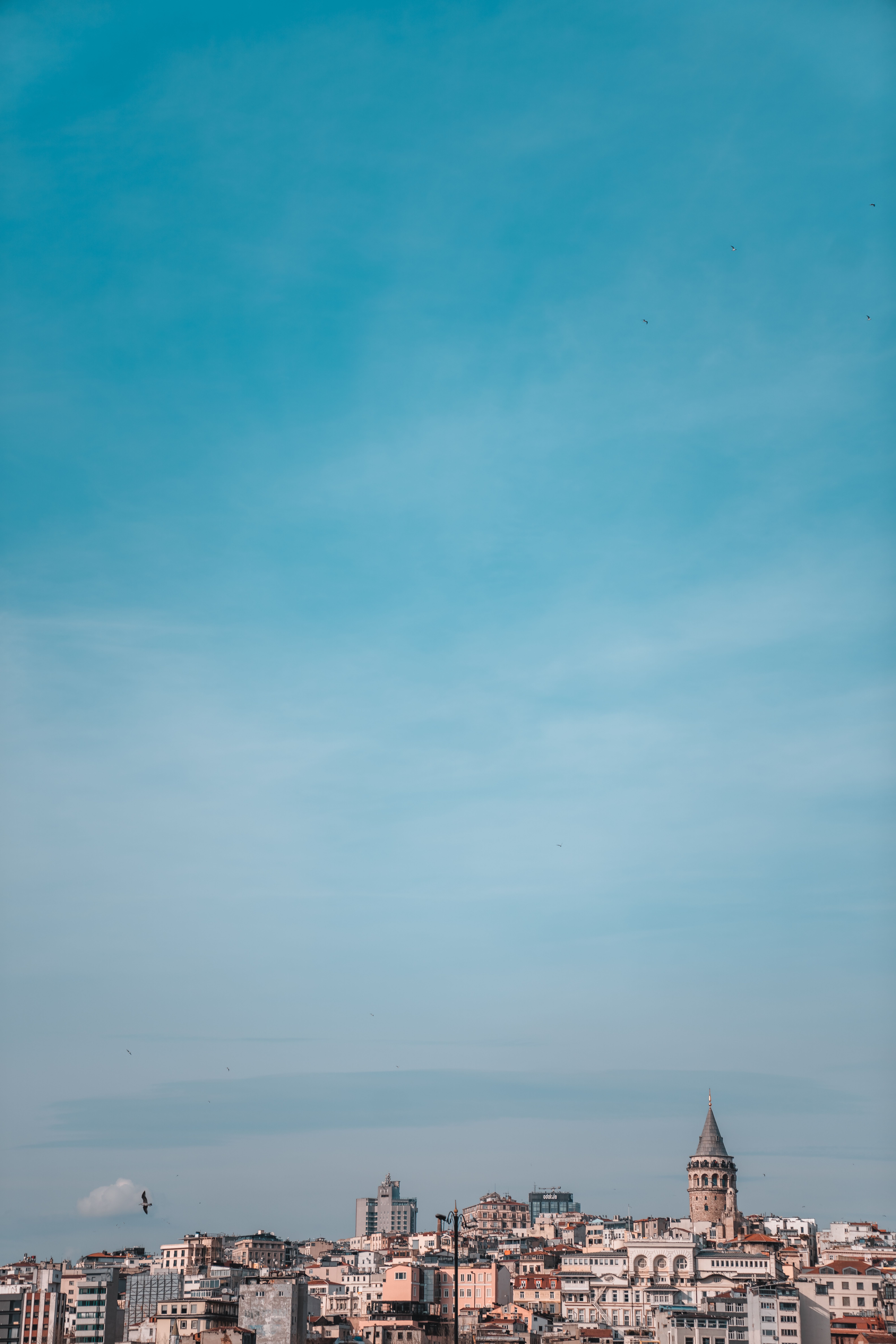 Blue Sky Over Townscape · Free Stock Photo