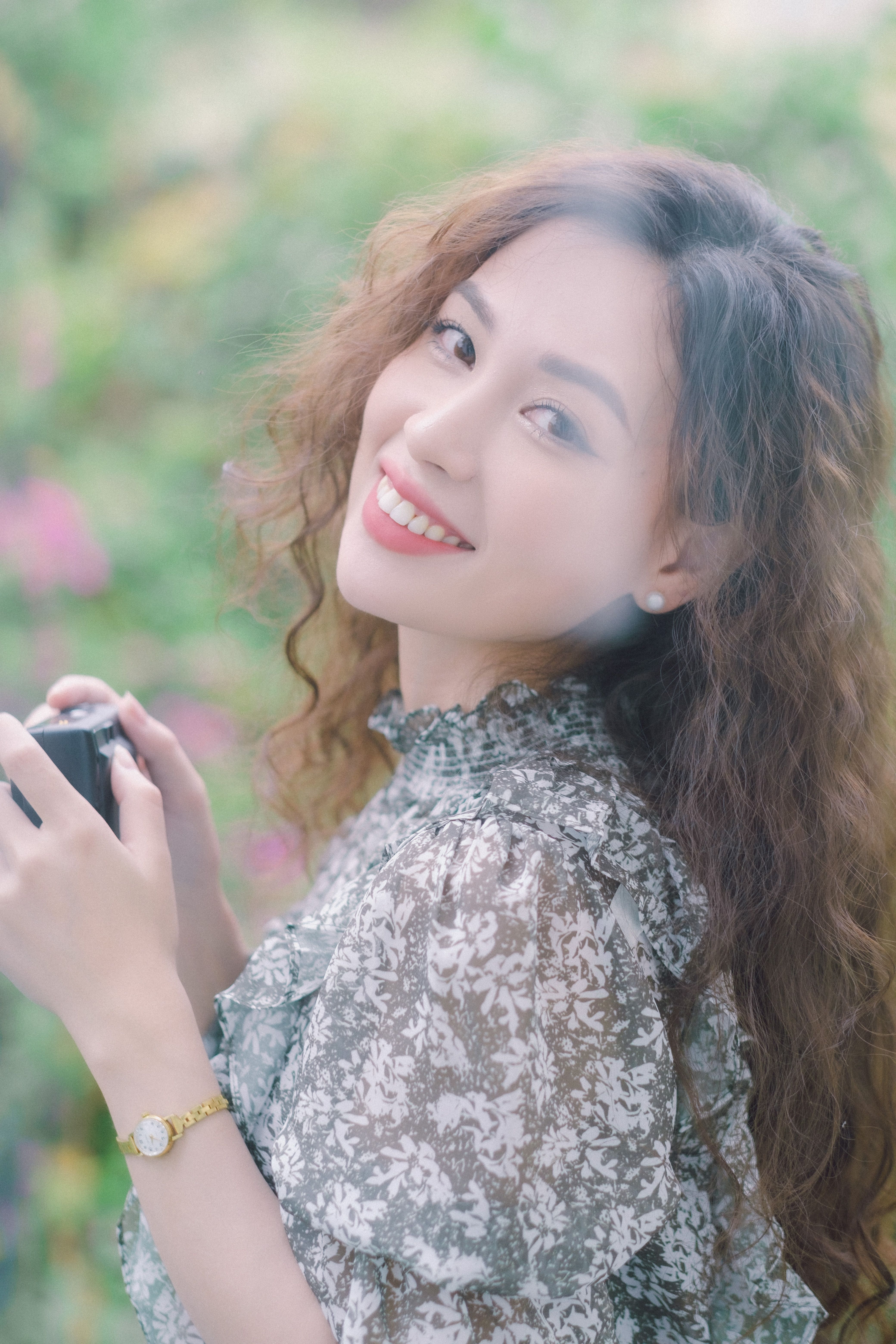 Portrait of a Woman Smiling · Free Stock Photo