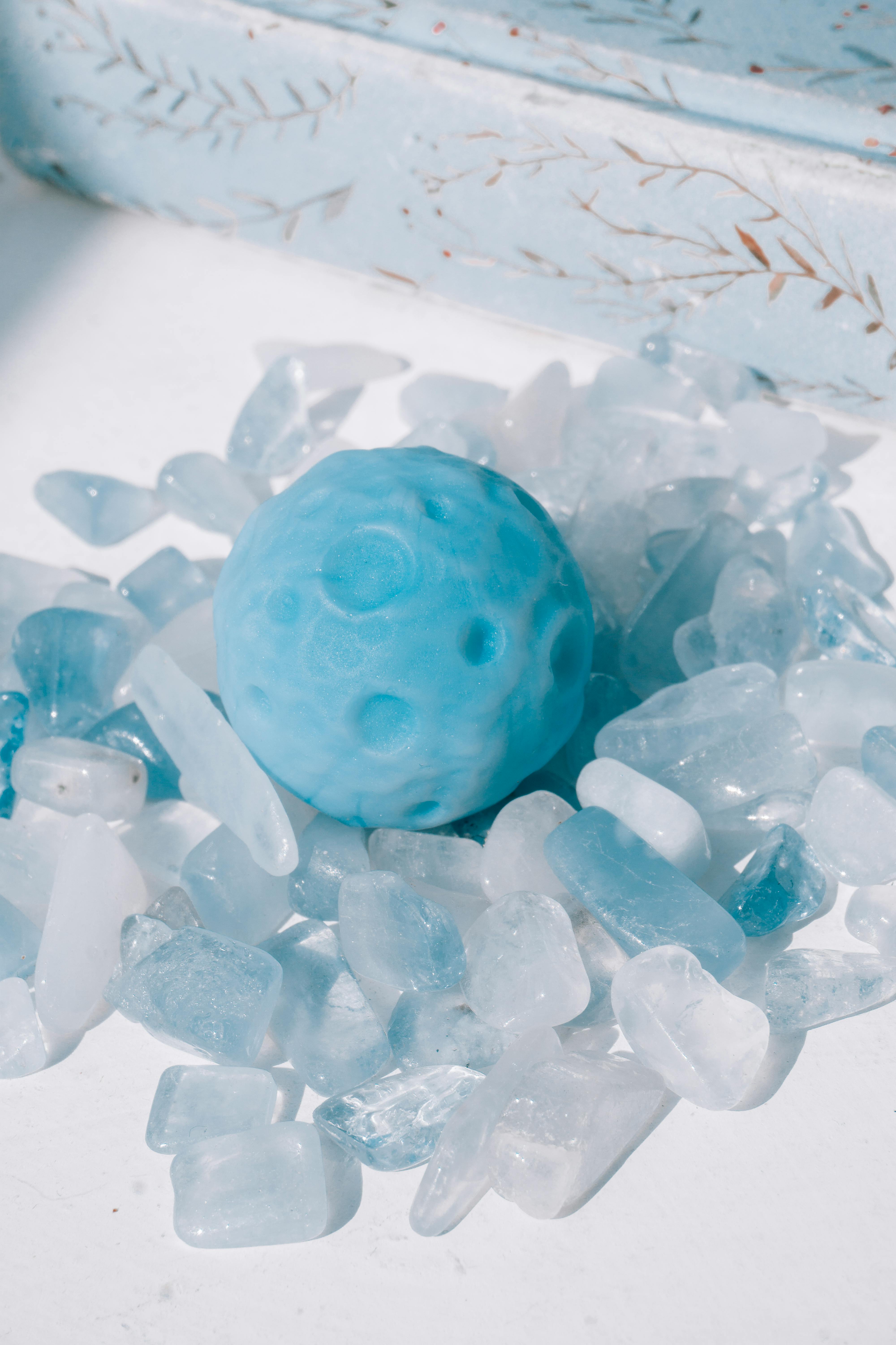 Close-up of a Pile of Translucent and Turquoise Natural Stones · Free ...