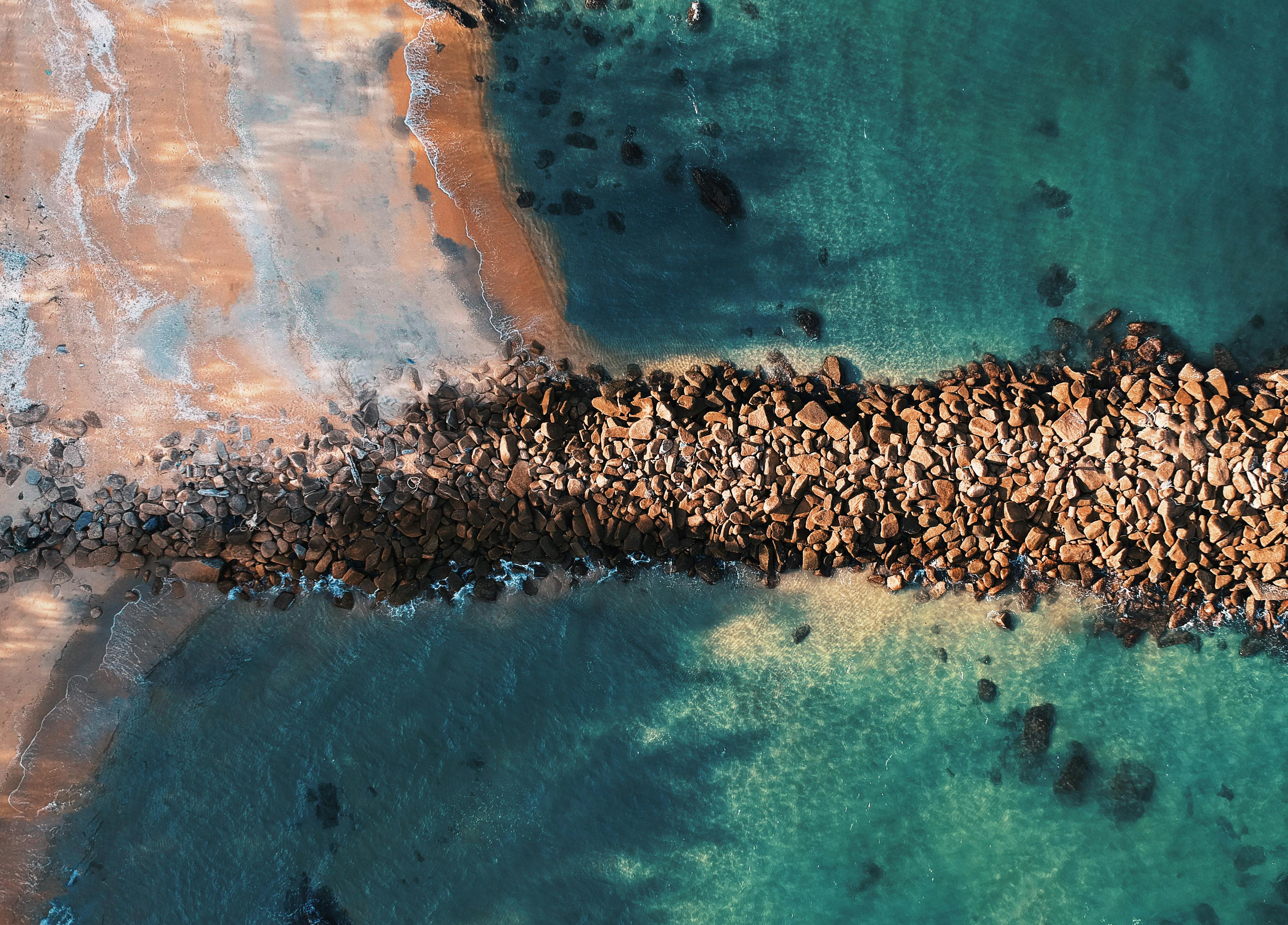Aerial Photography Of Sea · Free Stock Photo
