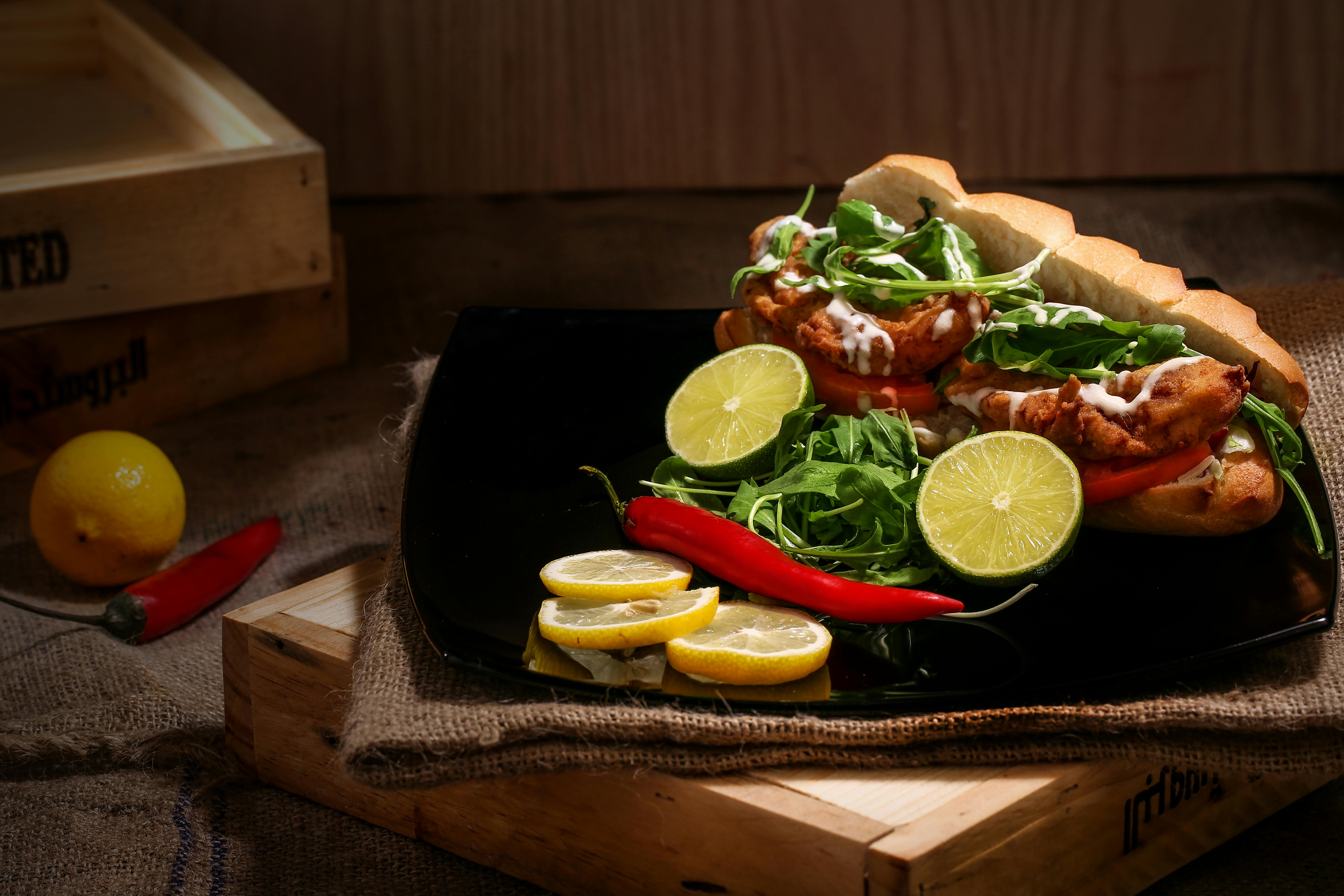 Foto de stock gratuita sobre bollo, carne, comida