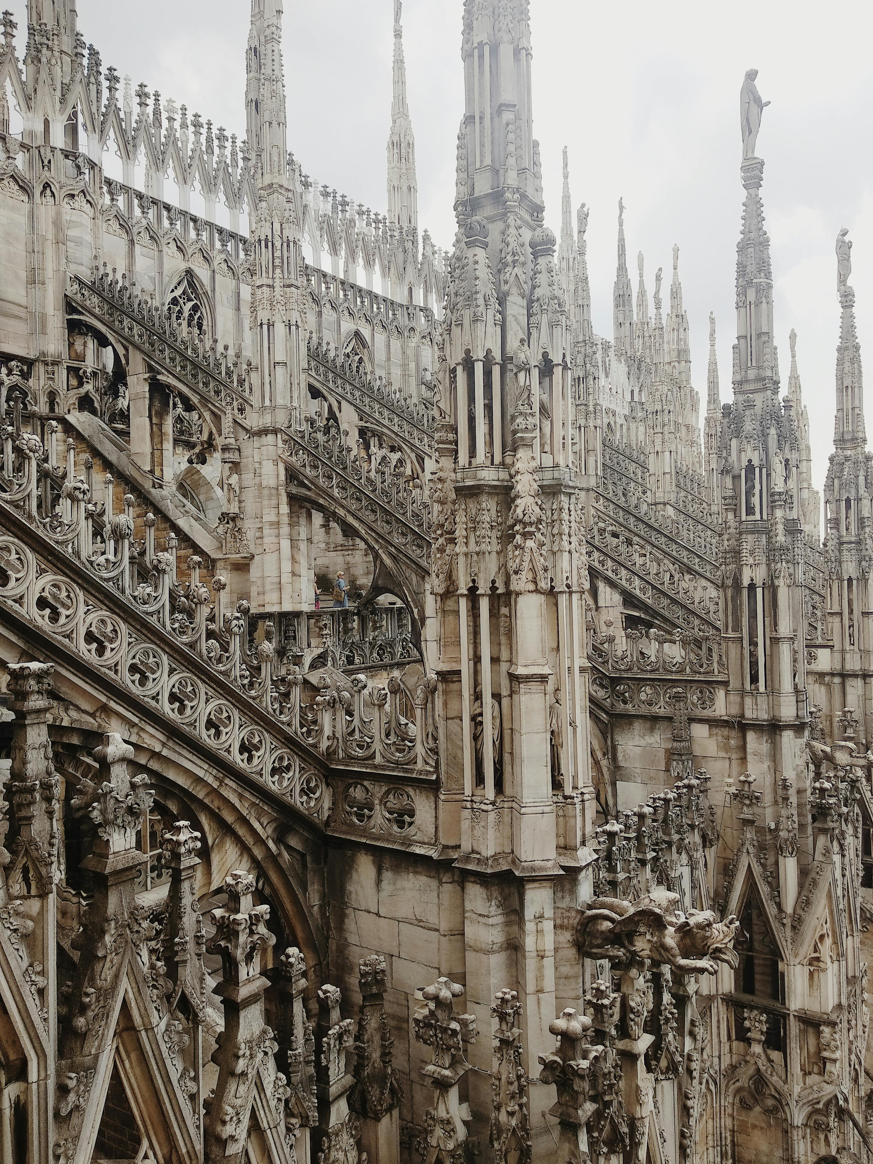 Ornamental sculpture of Milan Cathedral · Free Stock Photo