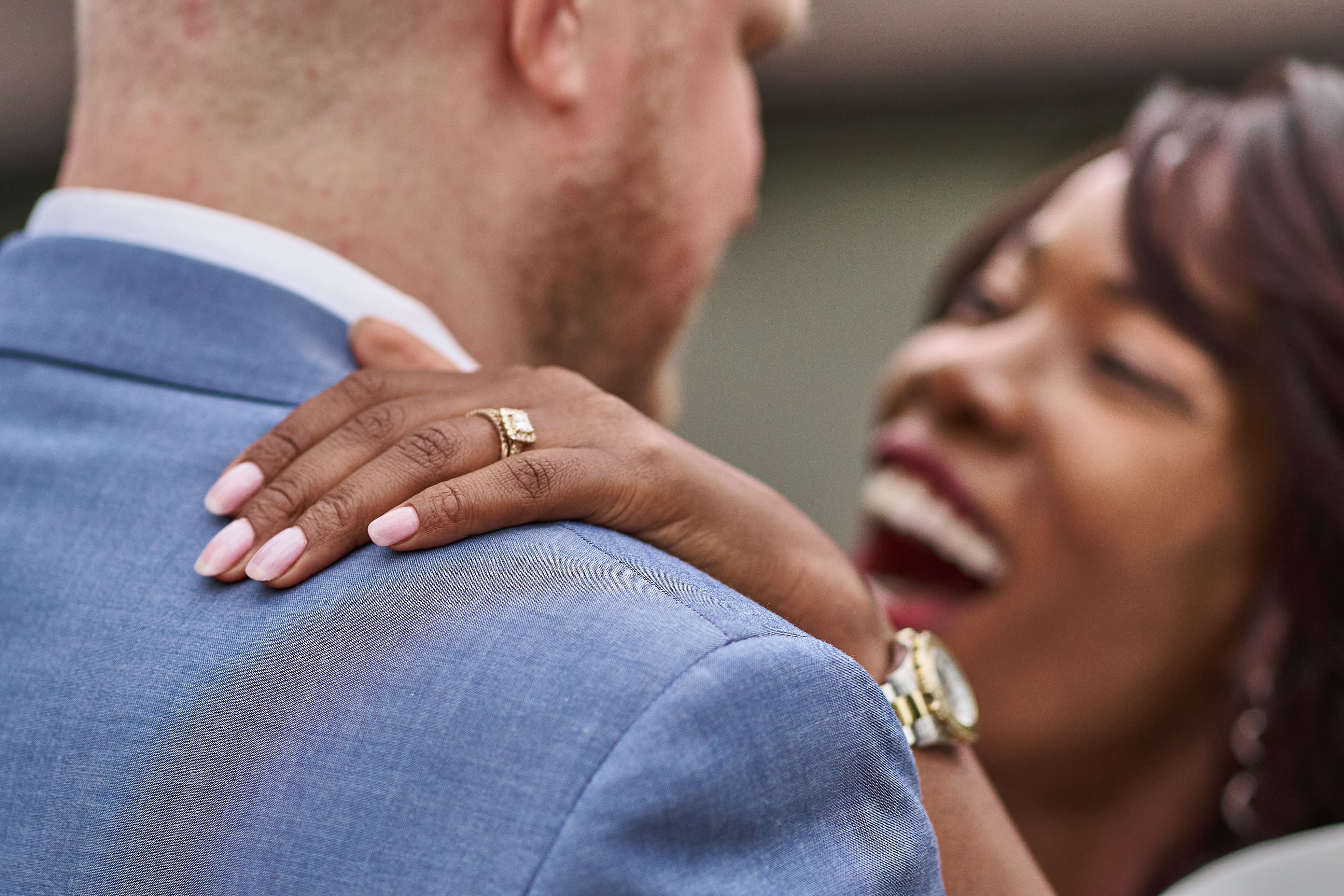 Closeup of an Affectionate Couple · Free Stock Photo