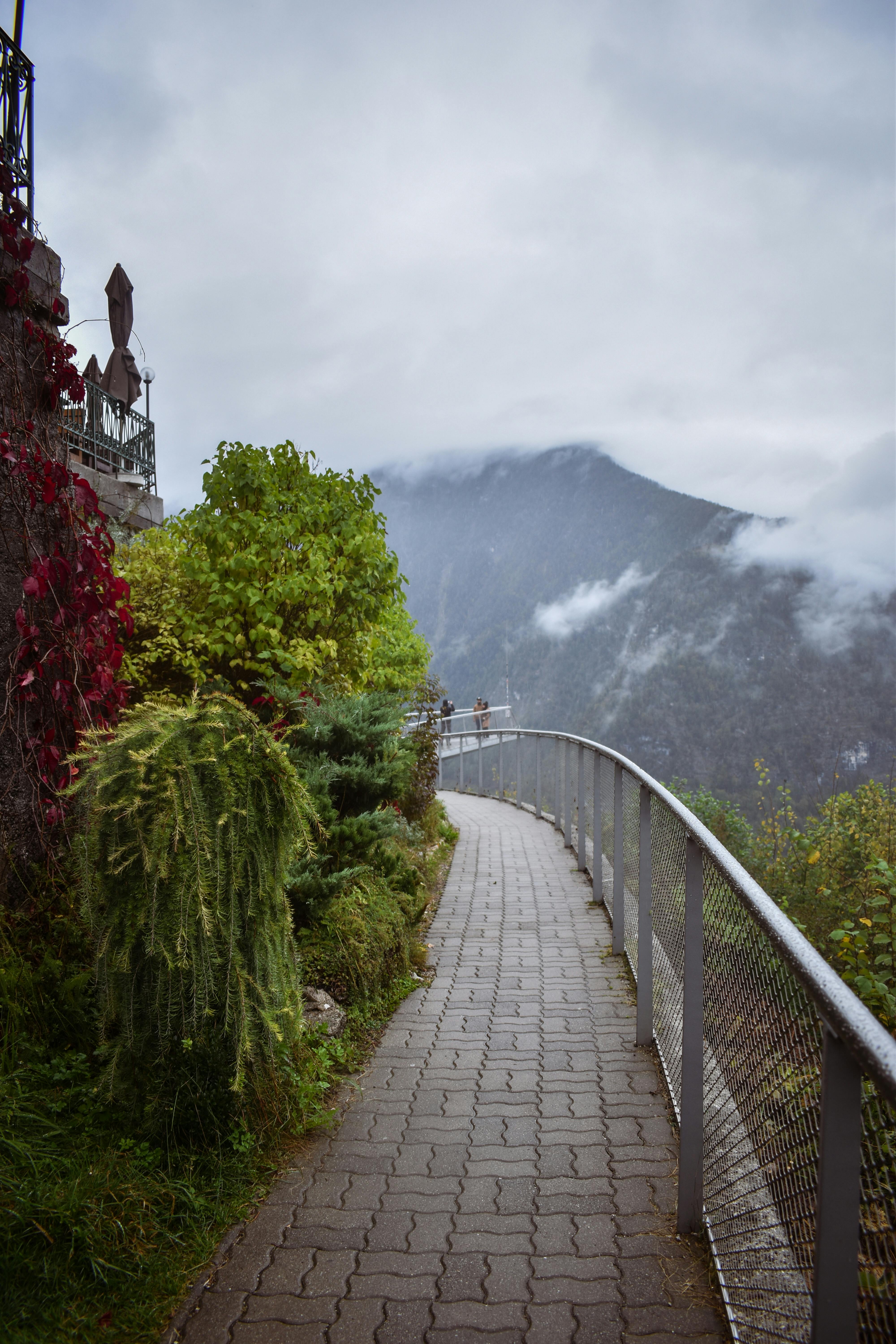 Steep Railed Walkway · Free Stock Photo
