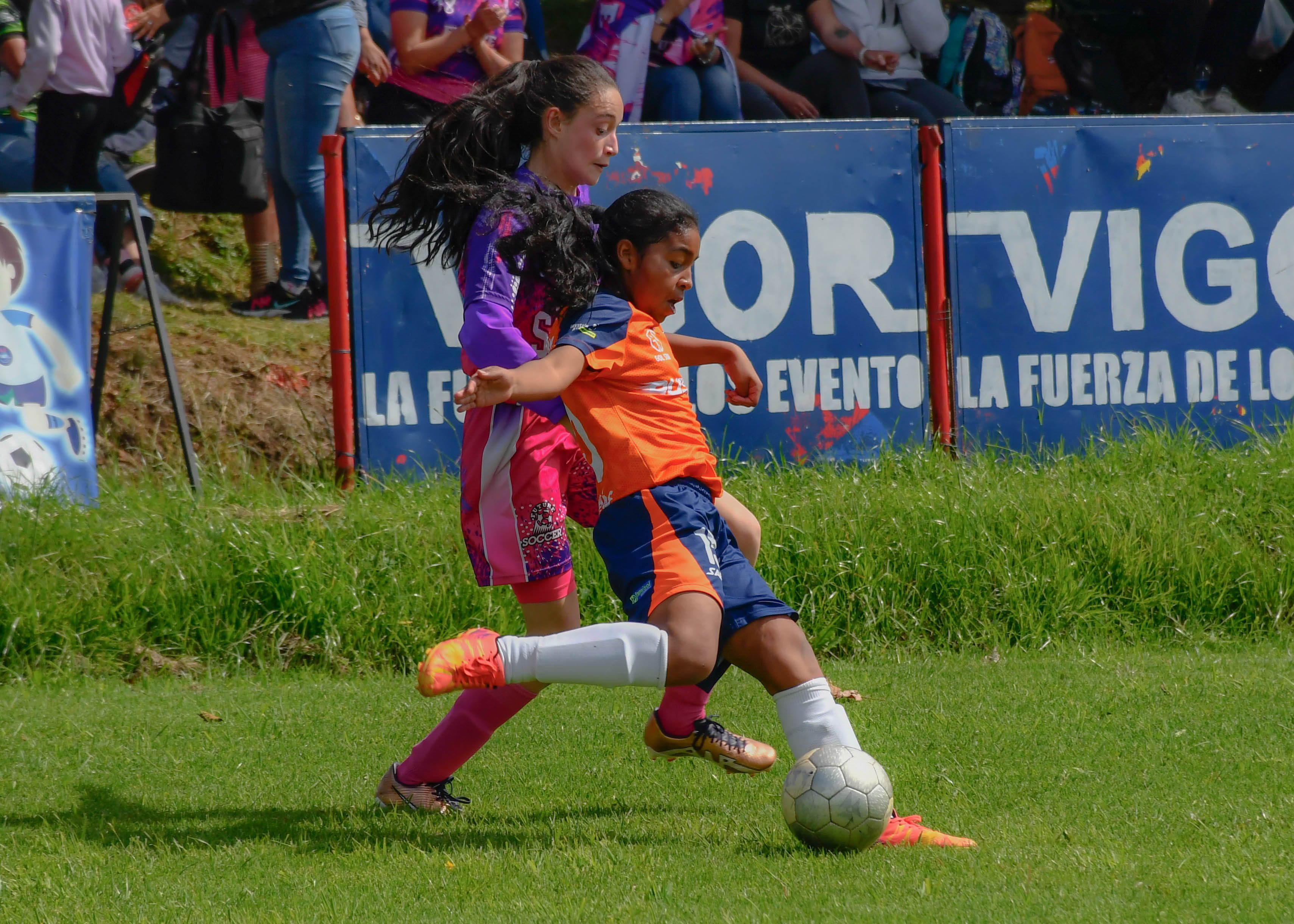 Girls Playing Football · Free Stock Photo