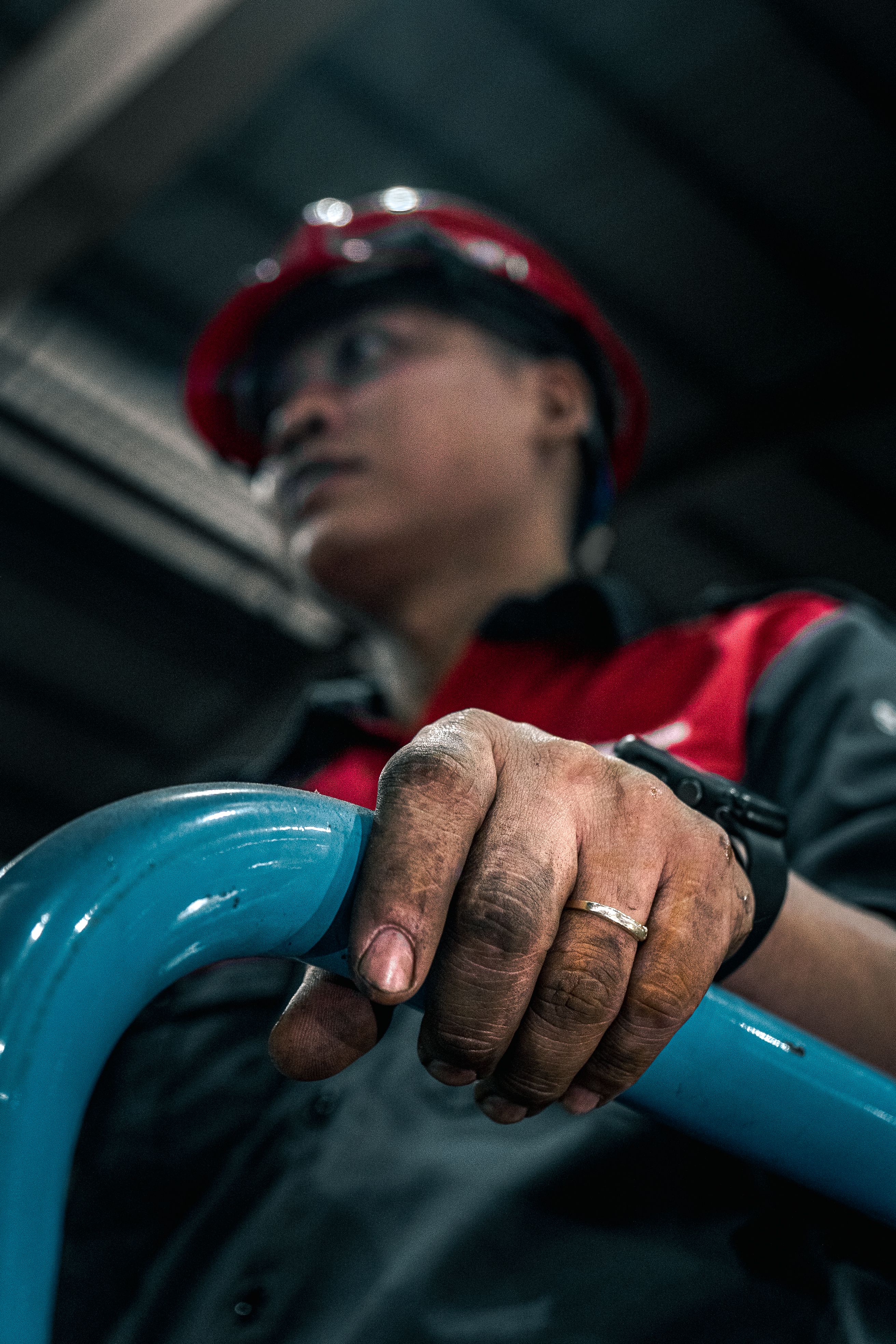 Man Hand on Handrail · Free Stock Photo