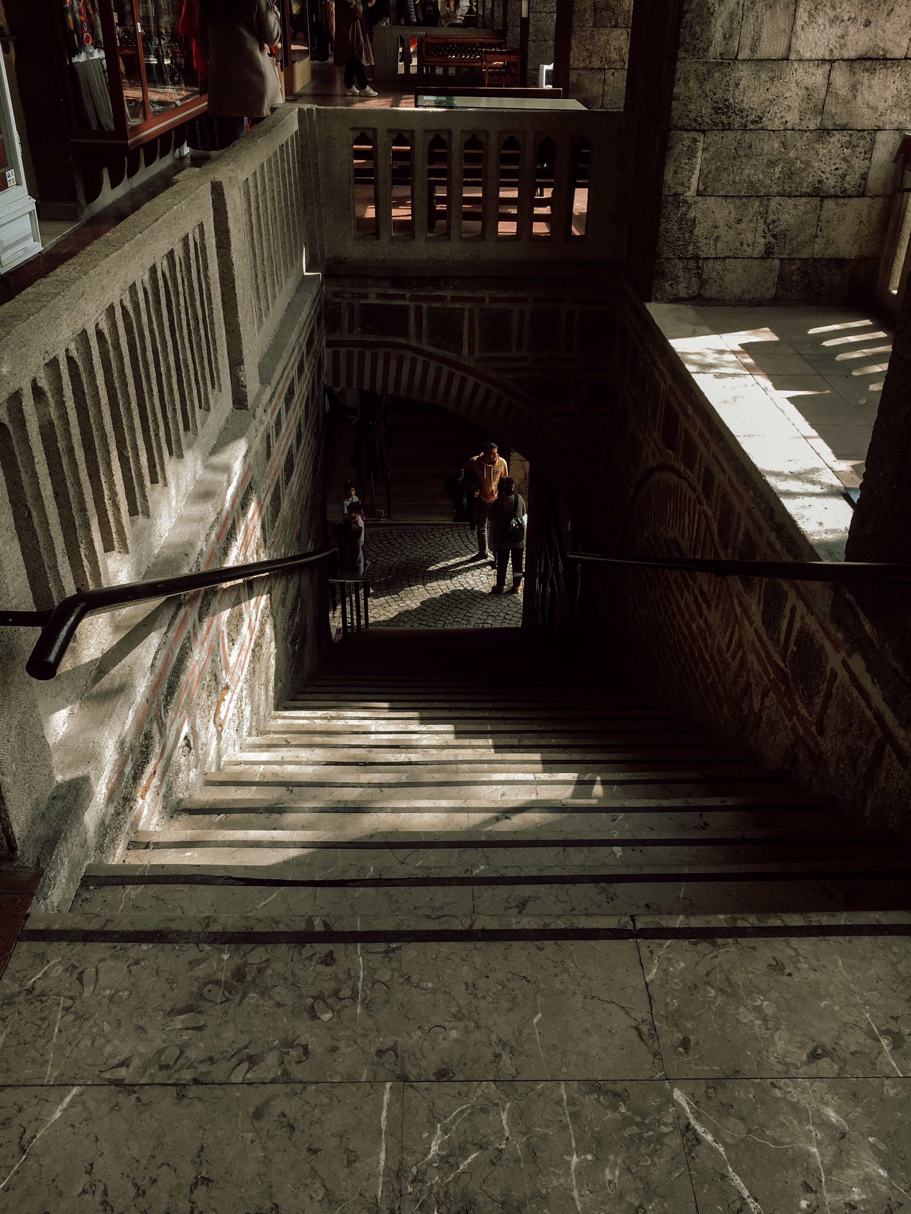 Stairs and People Standing behind · Free Stock Photo