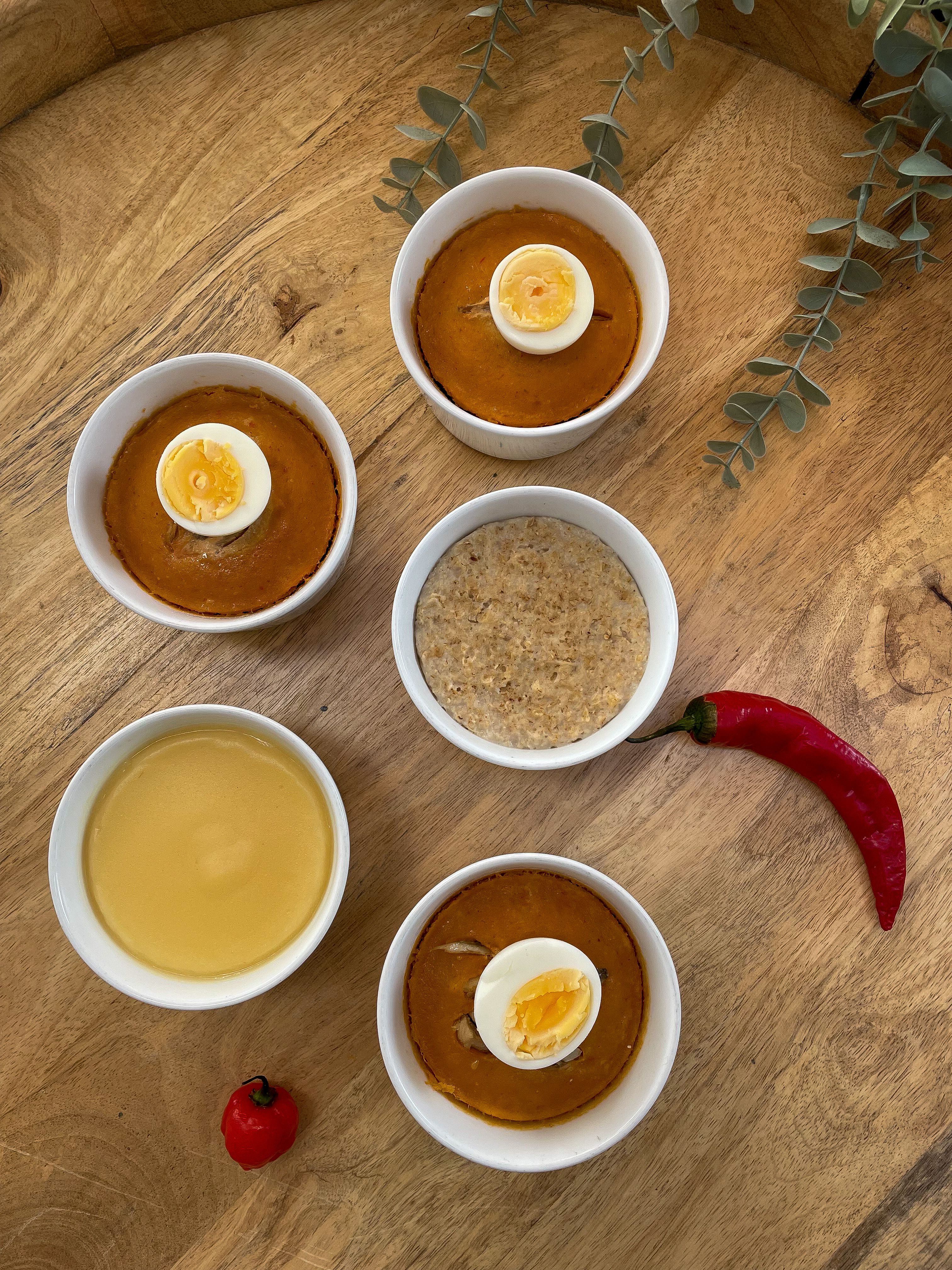 Goulashes with Egg and Appetizers · Free Stock Photo
