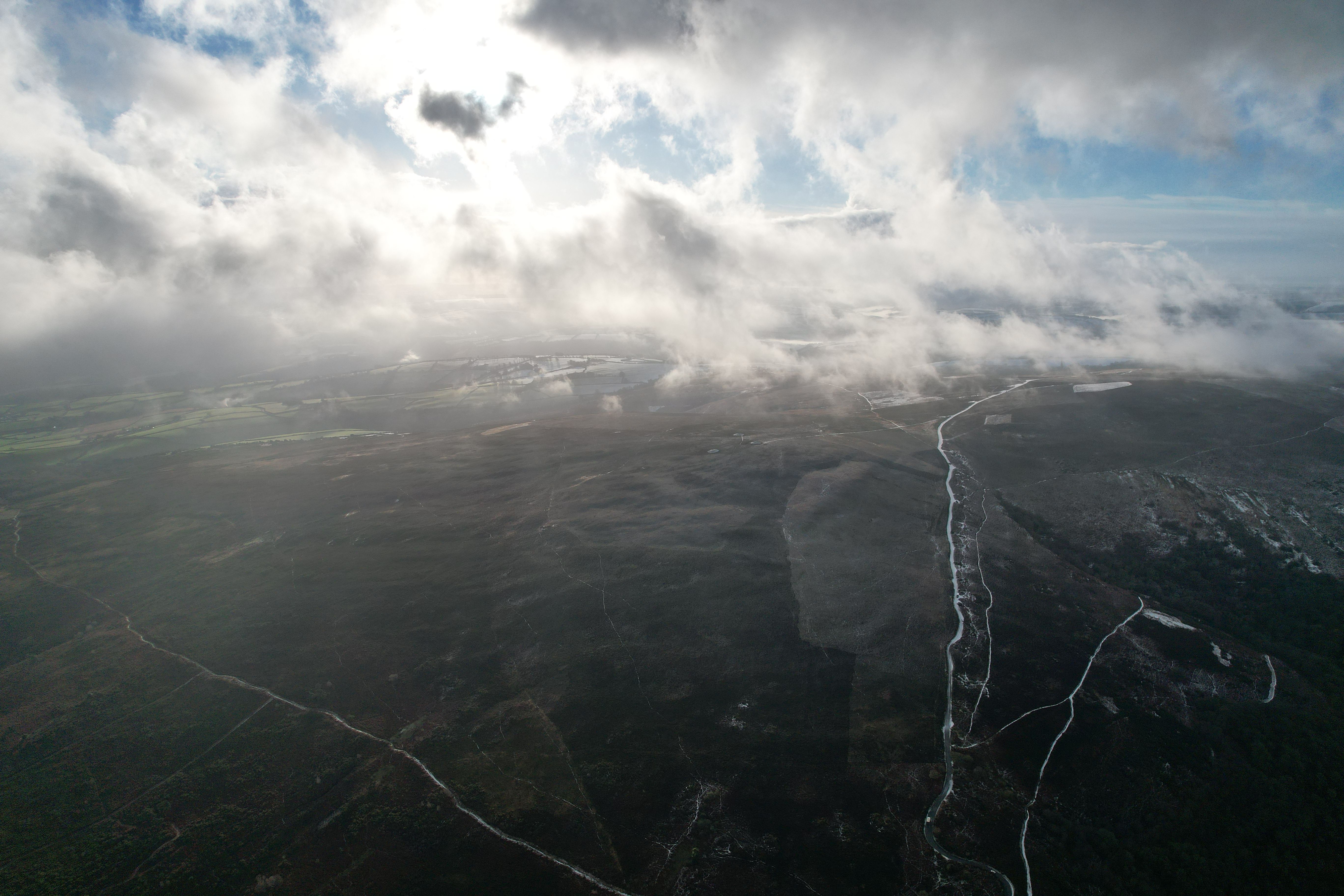 Clouds in Sky over Moorland · Free Stock Photo