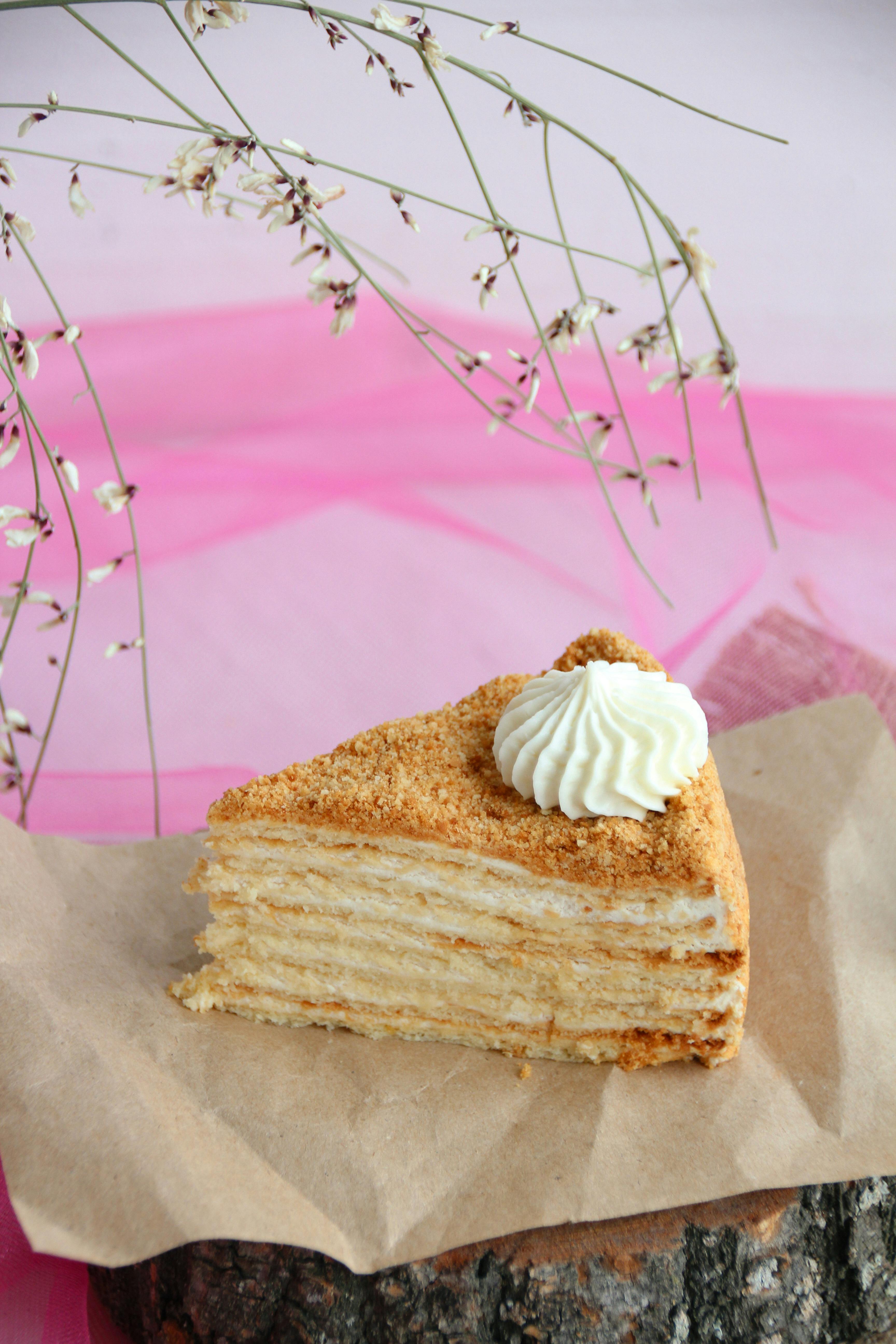 Delicious Pastry with Layers · Free Stock Photo