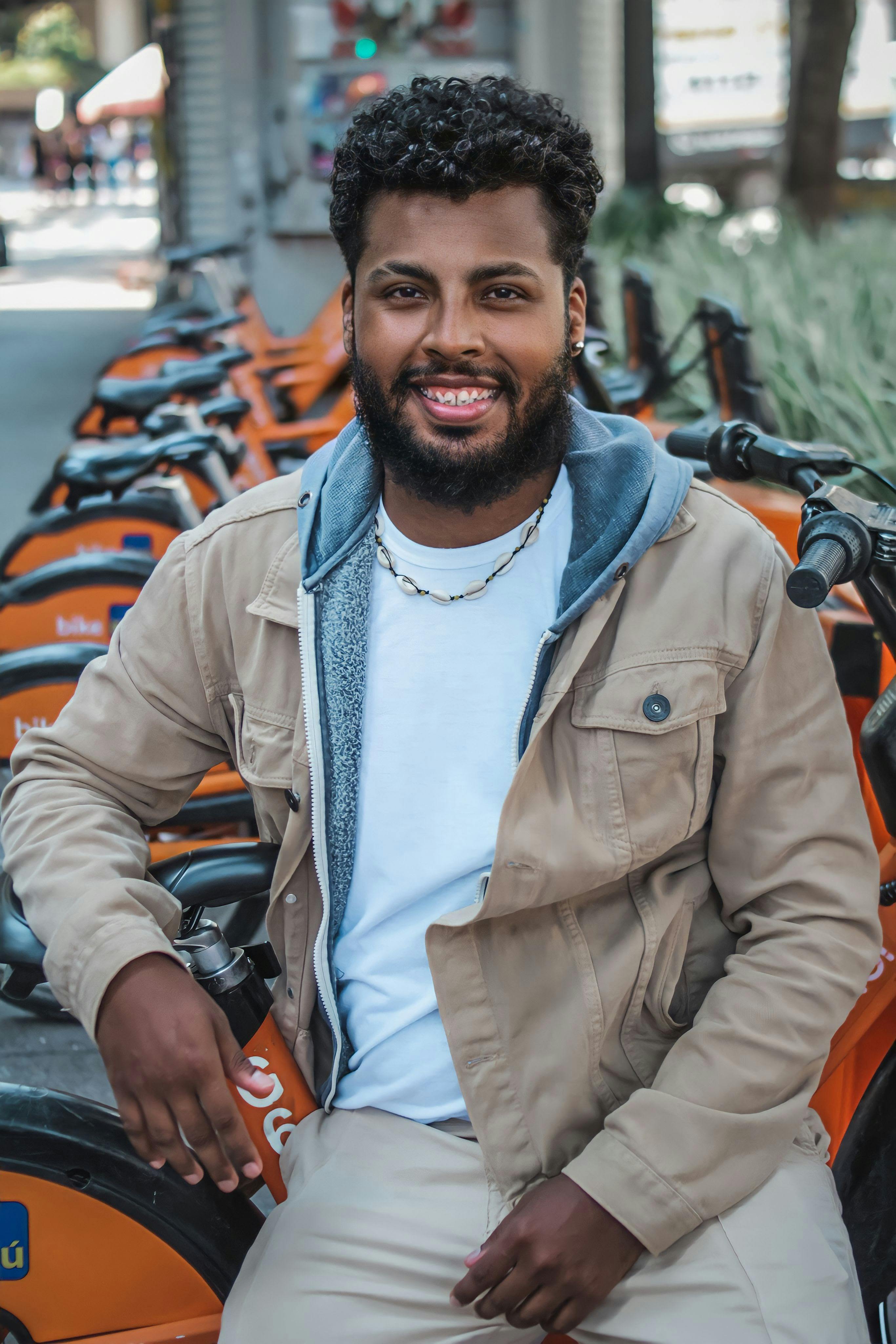 Portrait of Man in Jacket · Free Stock Photo