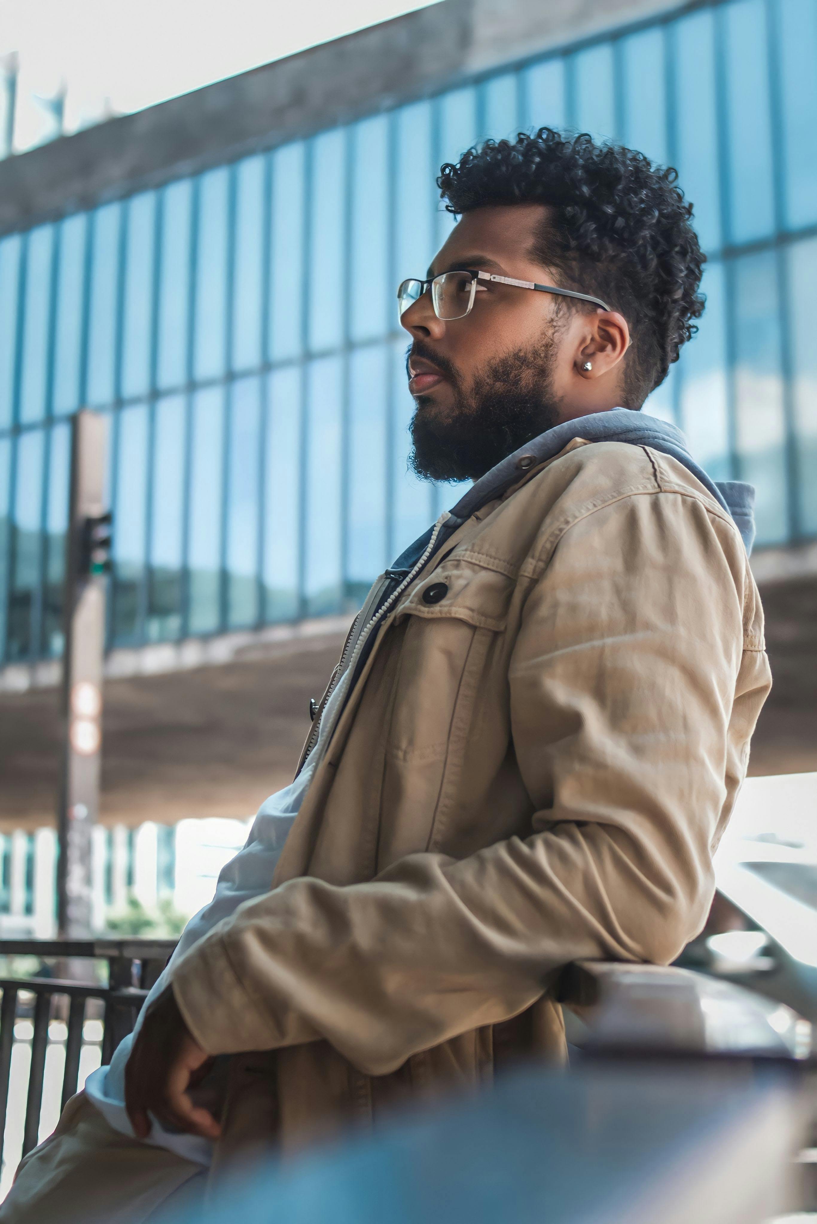 Man Standing and Posing in Jacket · Free Stock Photo
