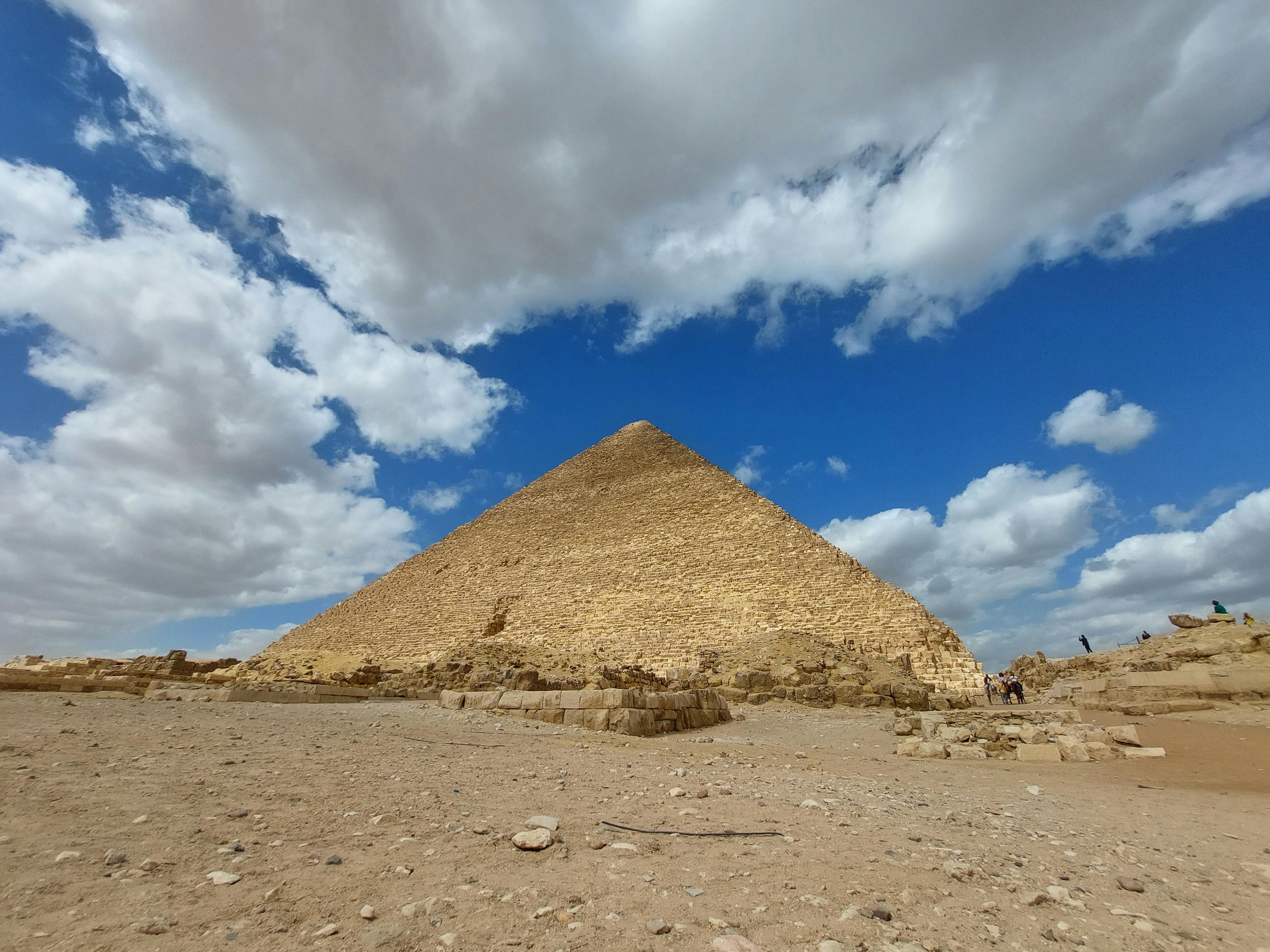 Man Taking Photo of the Great Pyramid · Free Stock Photo