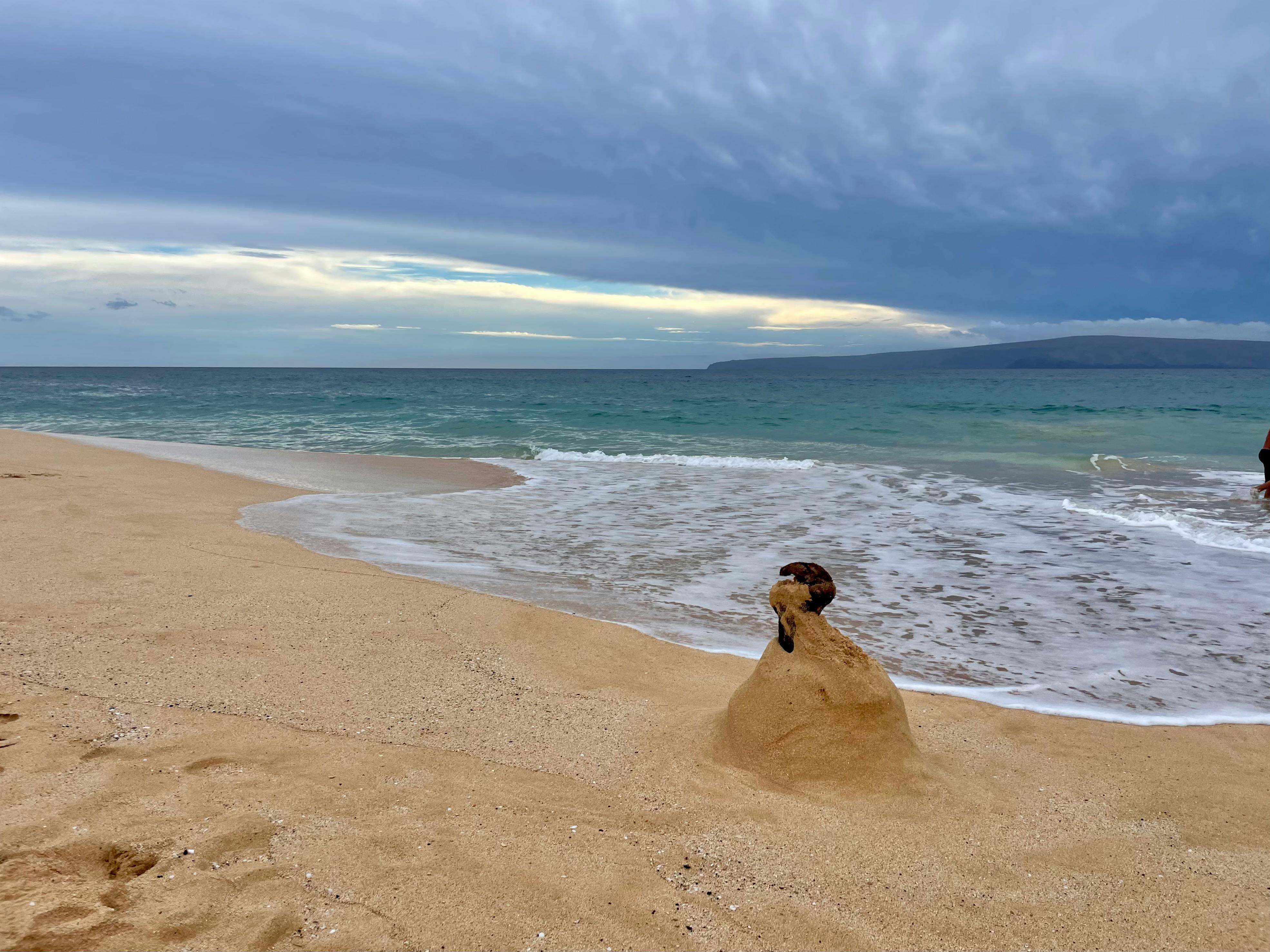 Sand Structure Formed on the Beach · Free Stock Photo