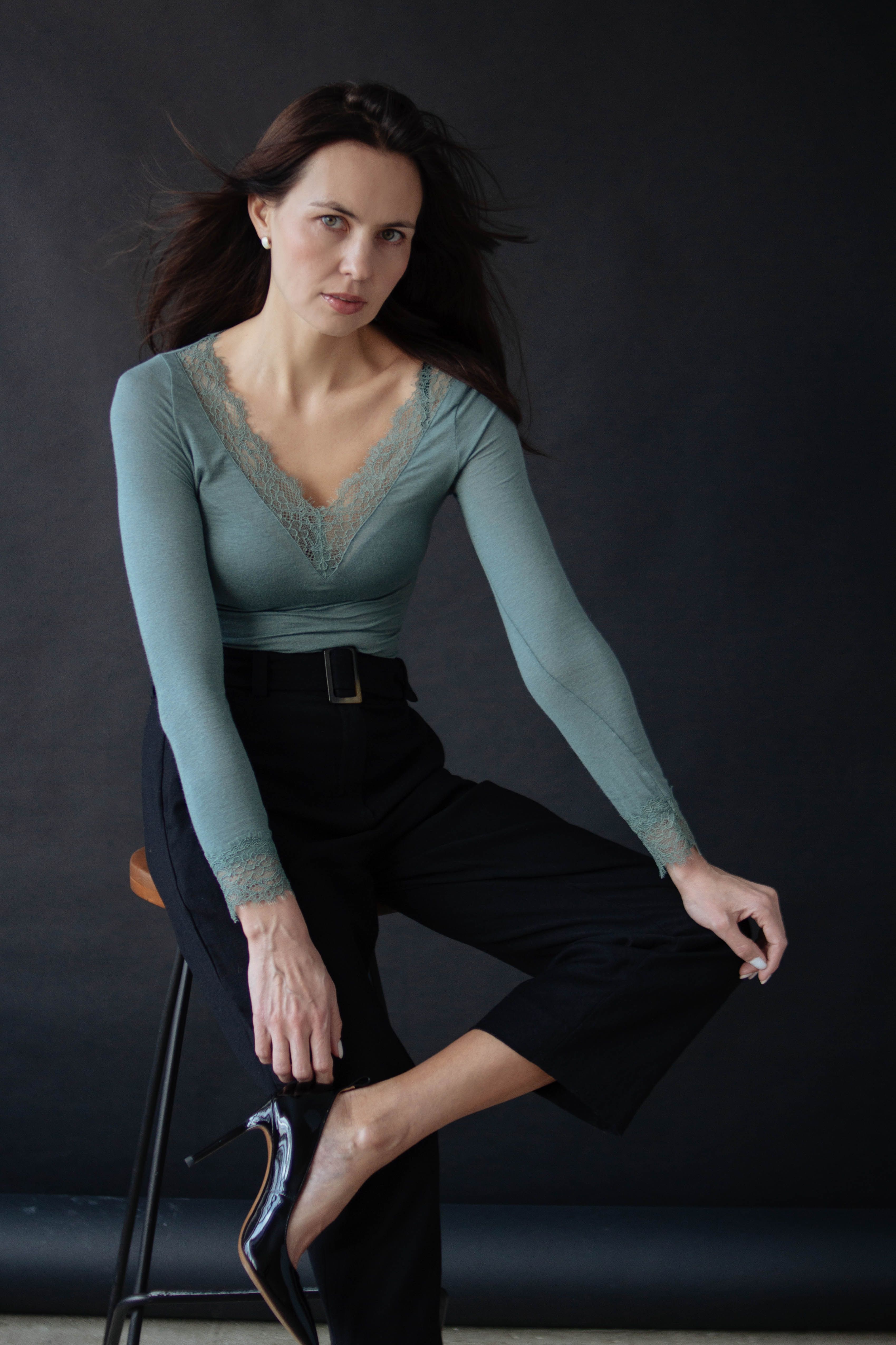 Portrait of a Woman Sitting · Free Stock Photo