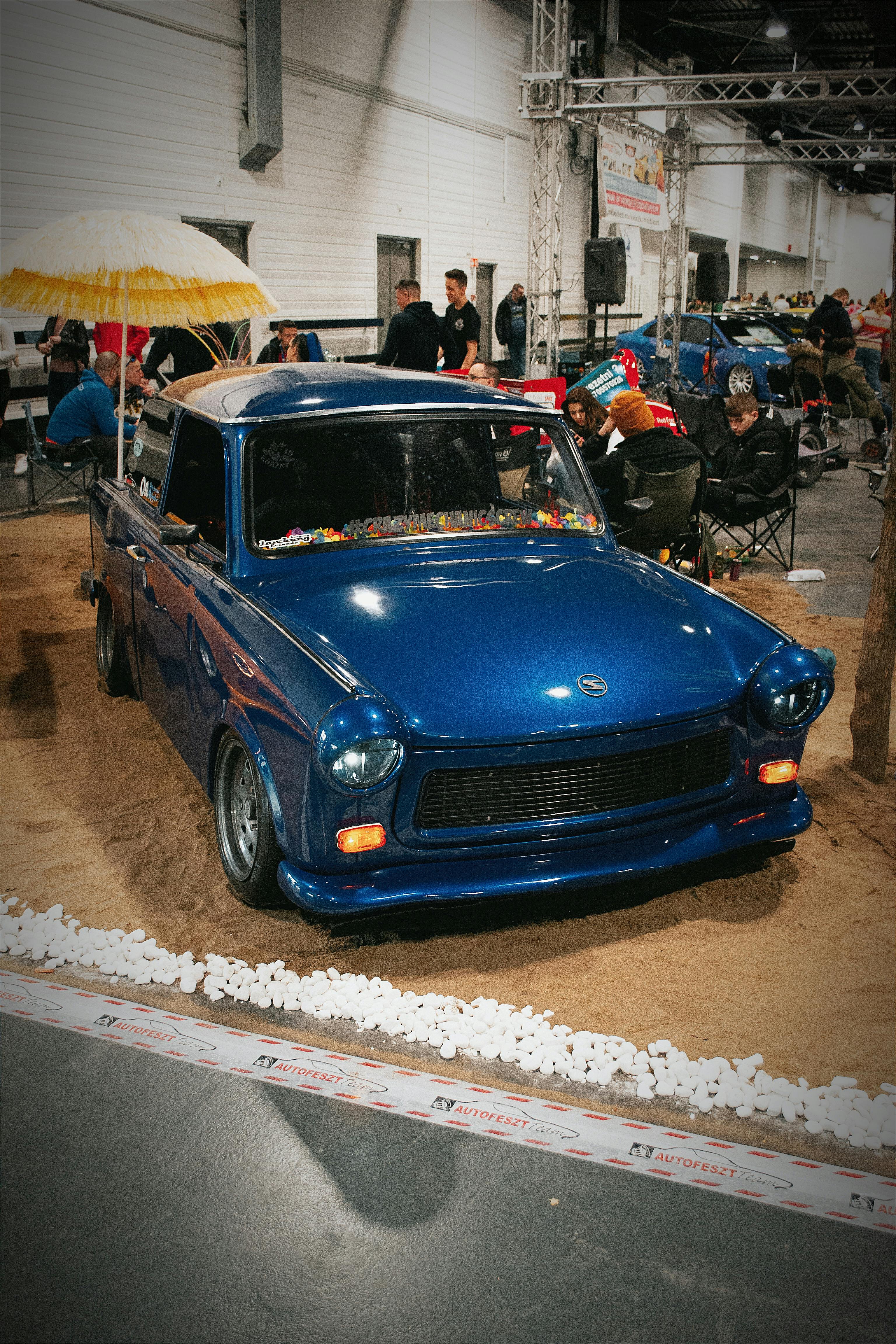 Blue Trabant 601 · Free Stock Photo