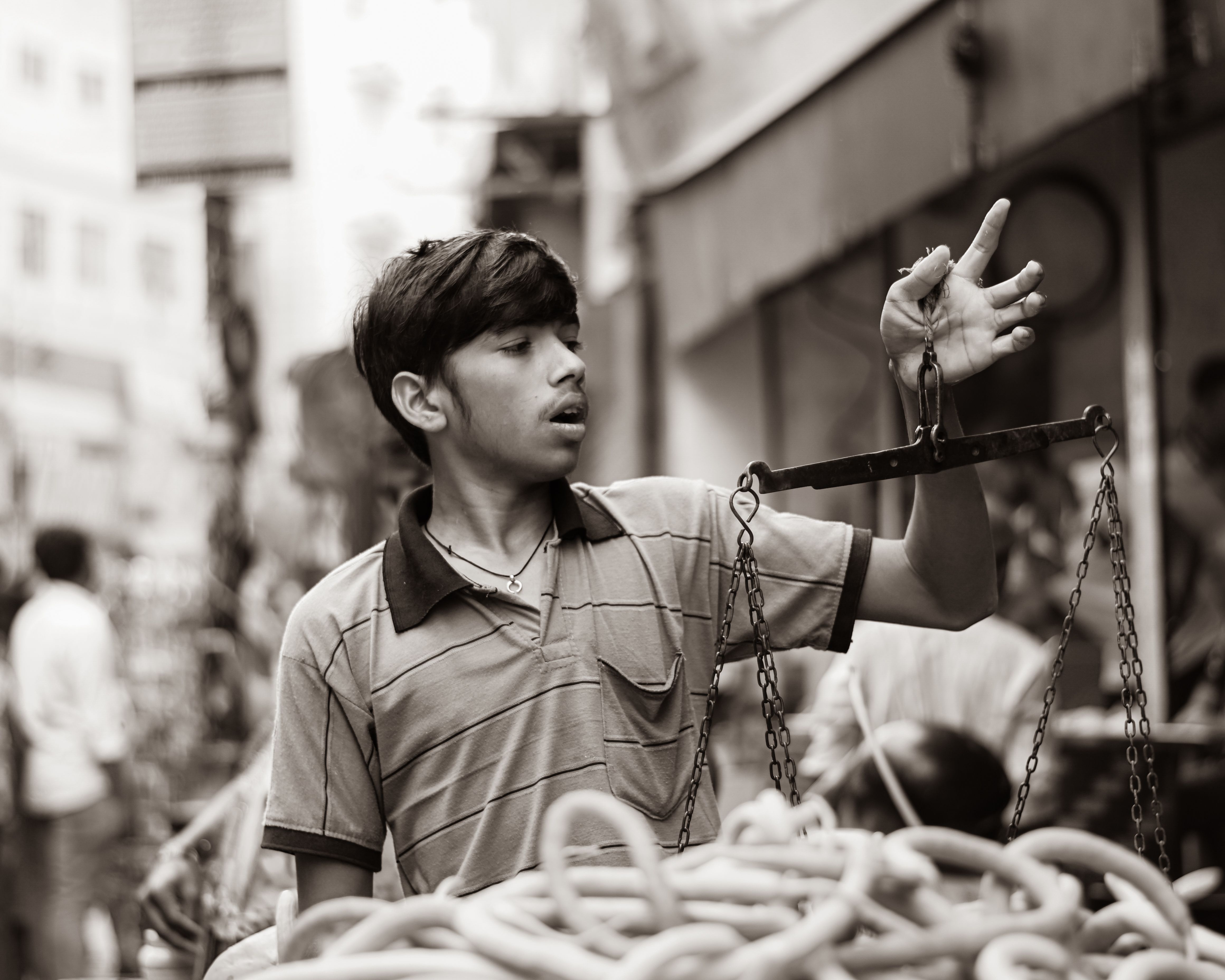 Man Standing in Town · Free Stock Photo