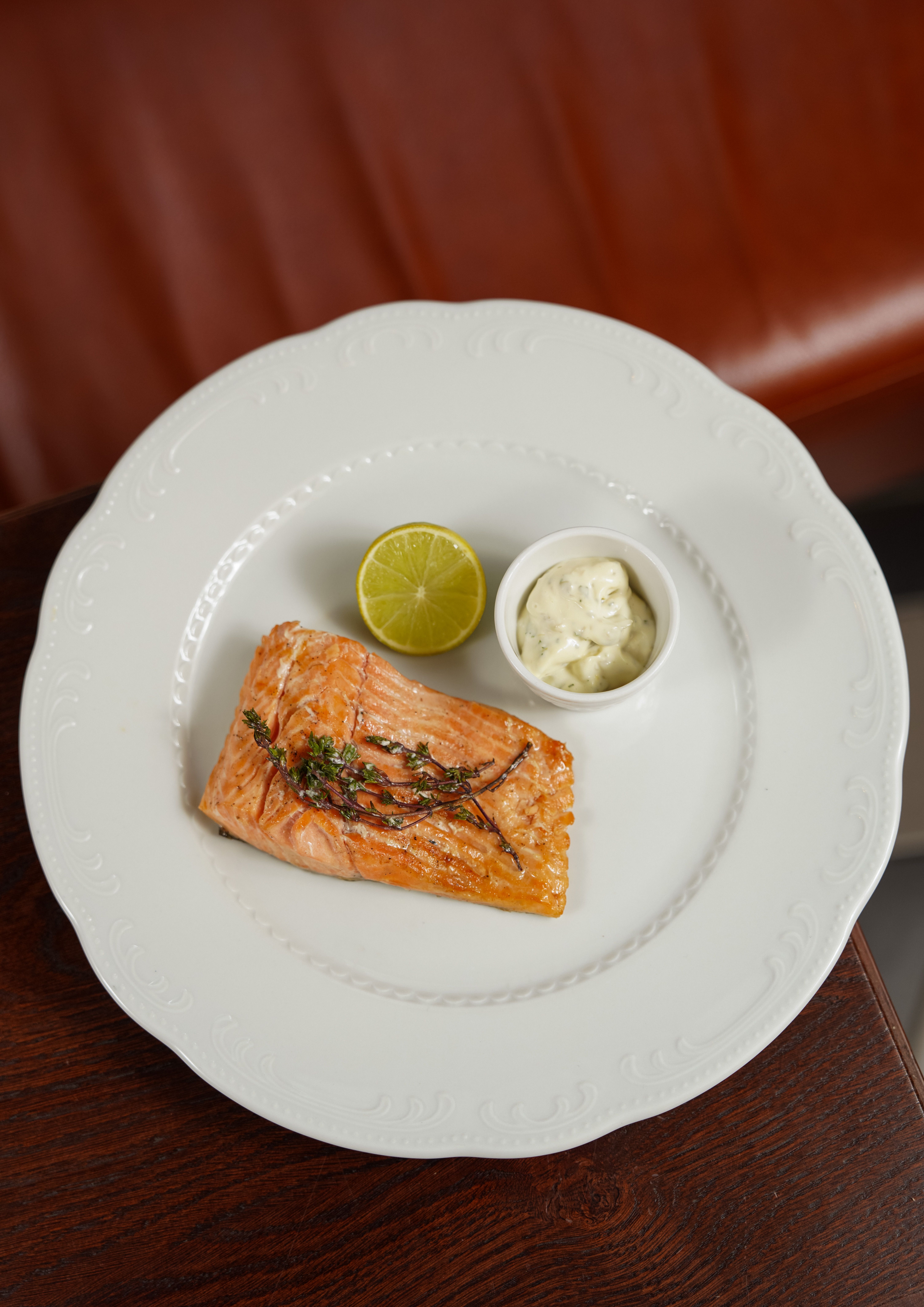 Salmon on Plate · Free Stock Photo
