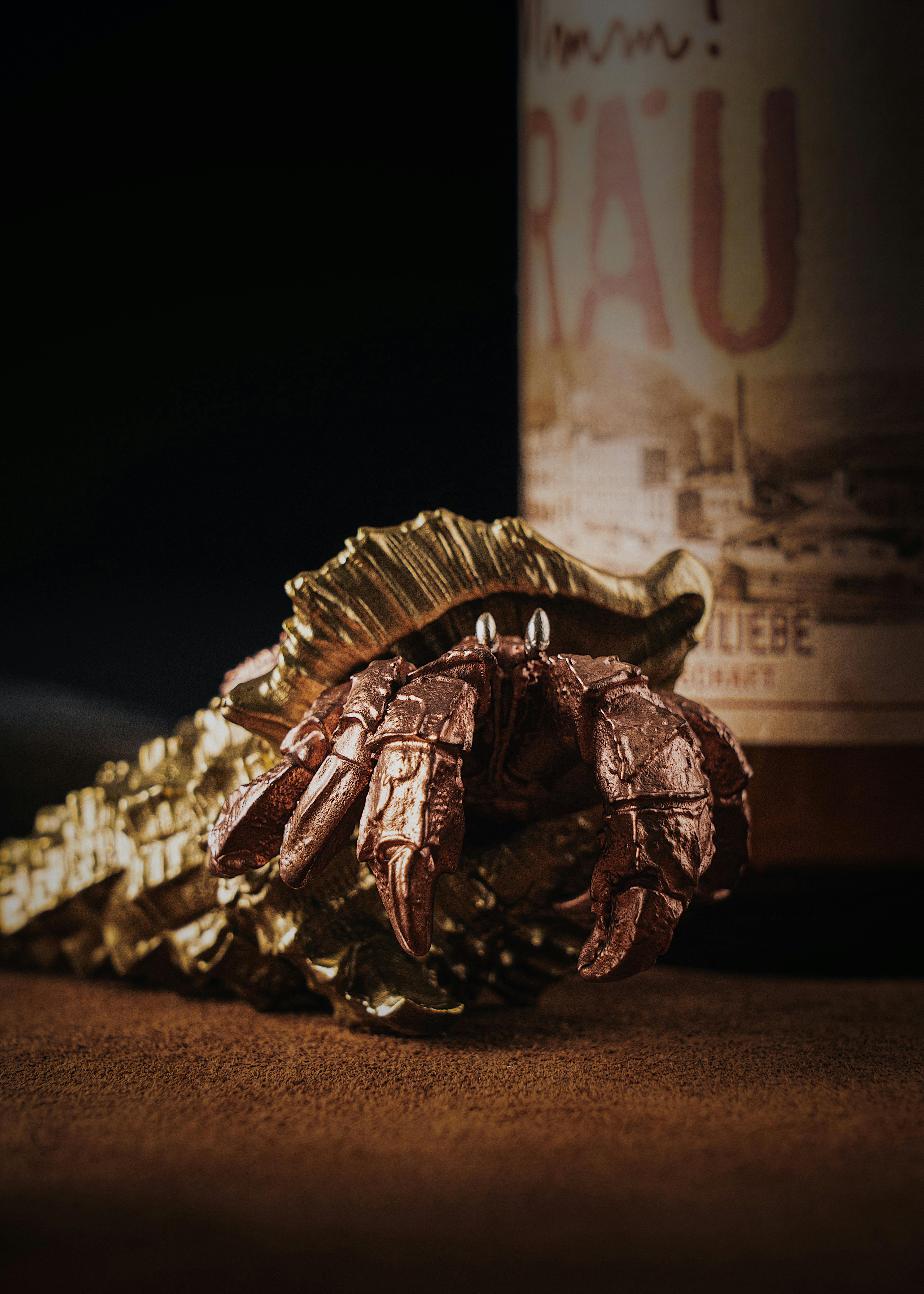 Golden Snake and Crab · Free Stock Photo