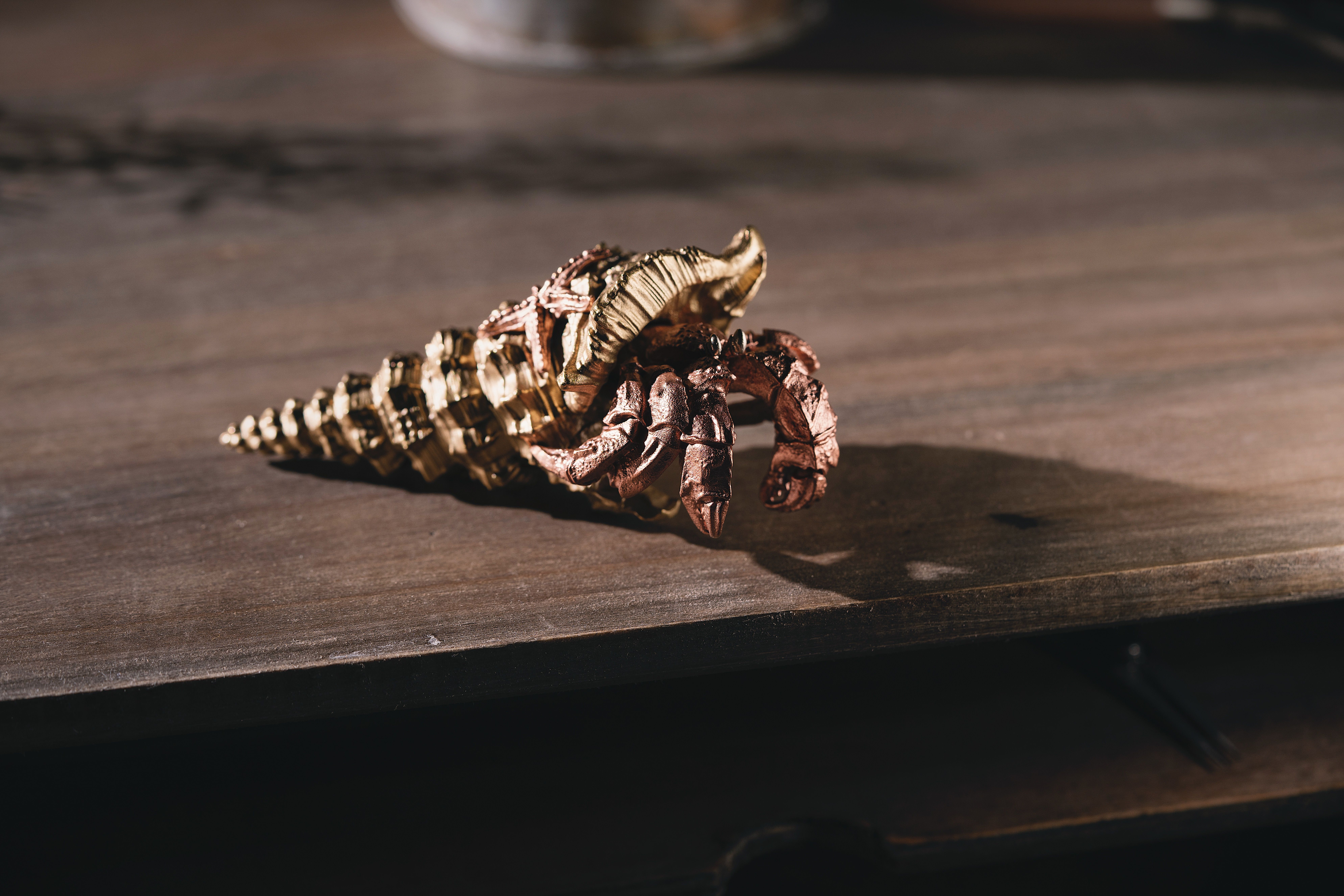Golden Snake Eating Crab · Free Stock Photo