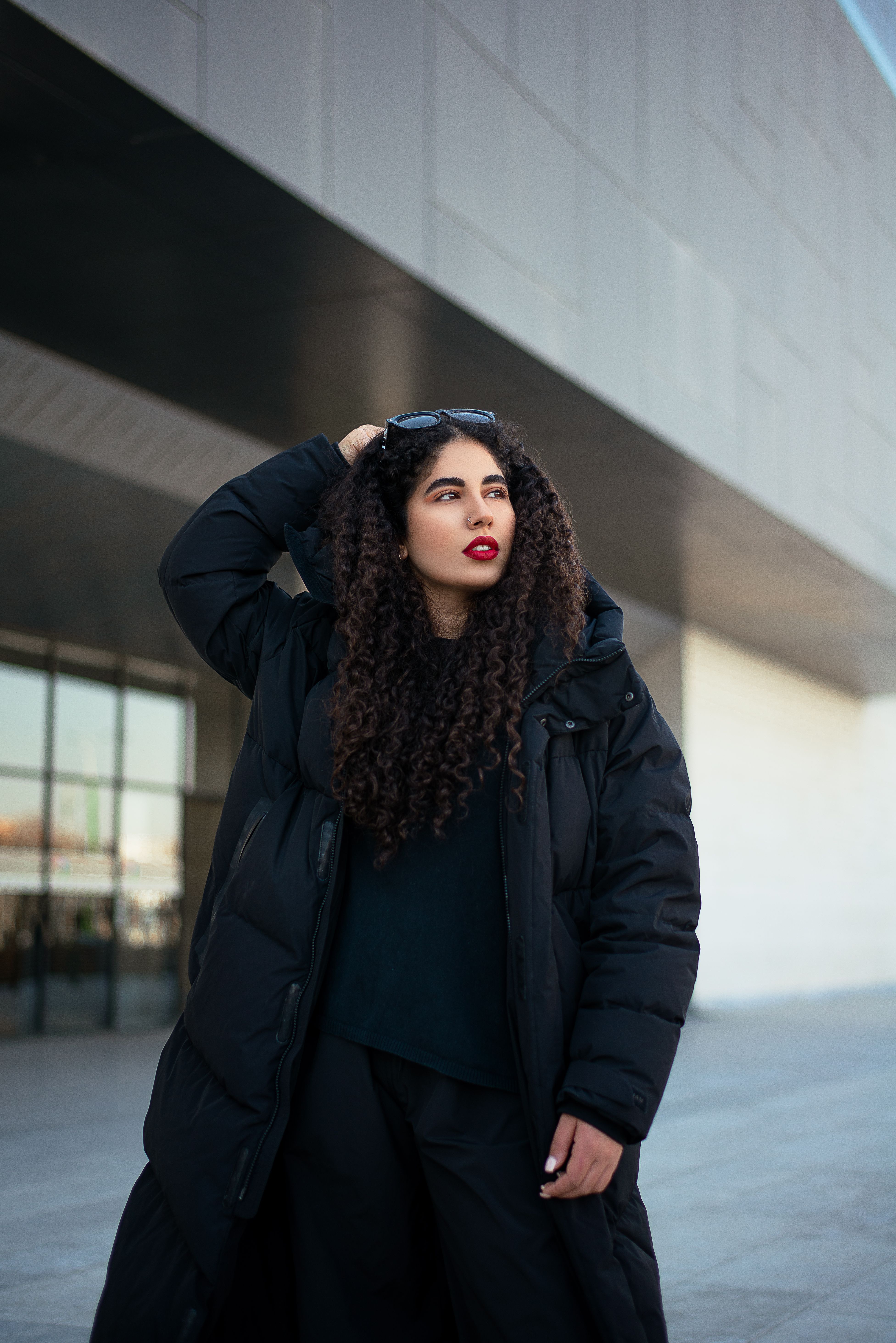 Woman Posing in Jacket · Free Stock Photo