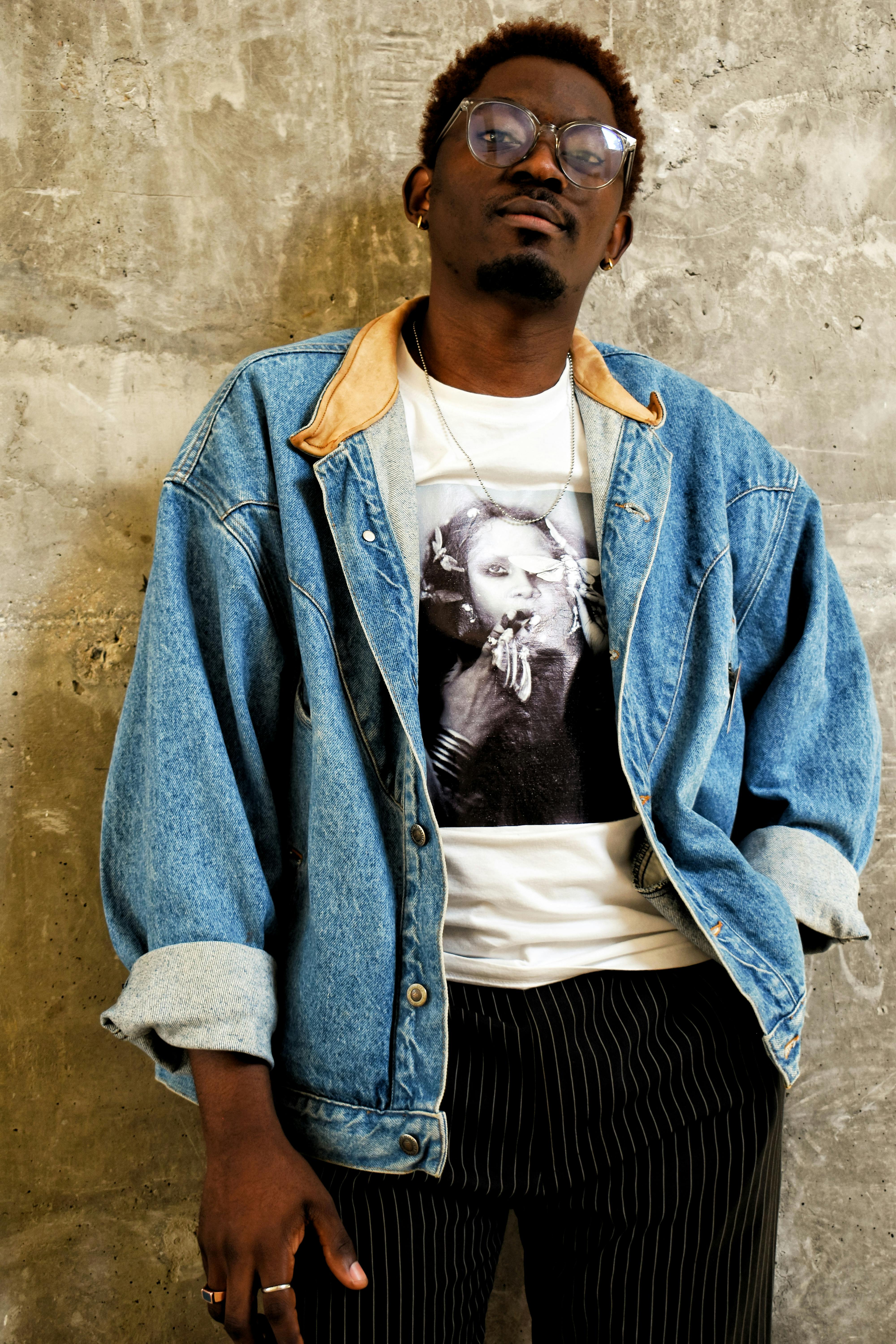 Man in Jean Jacket · Free Stock Photo