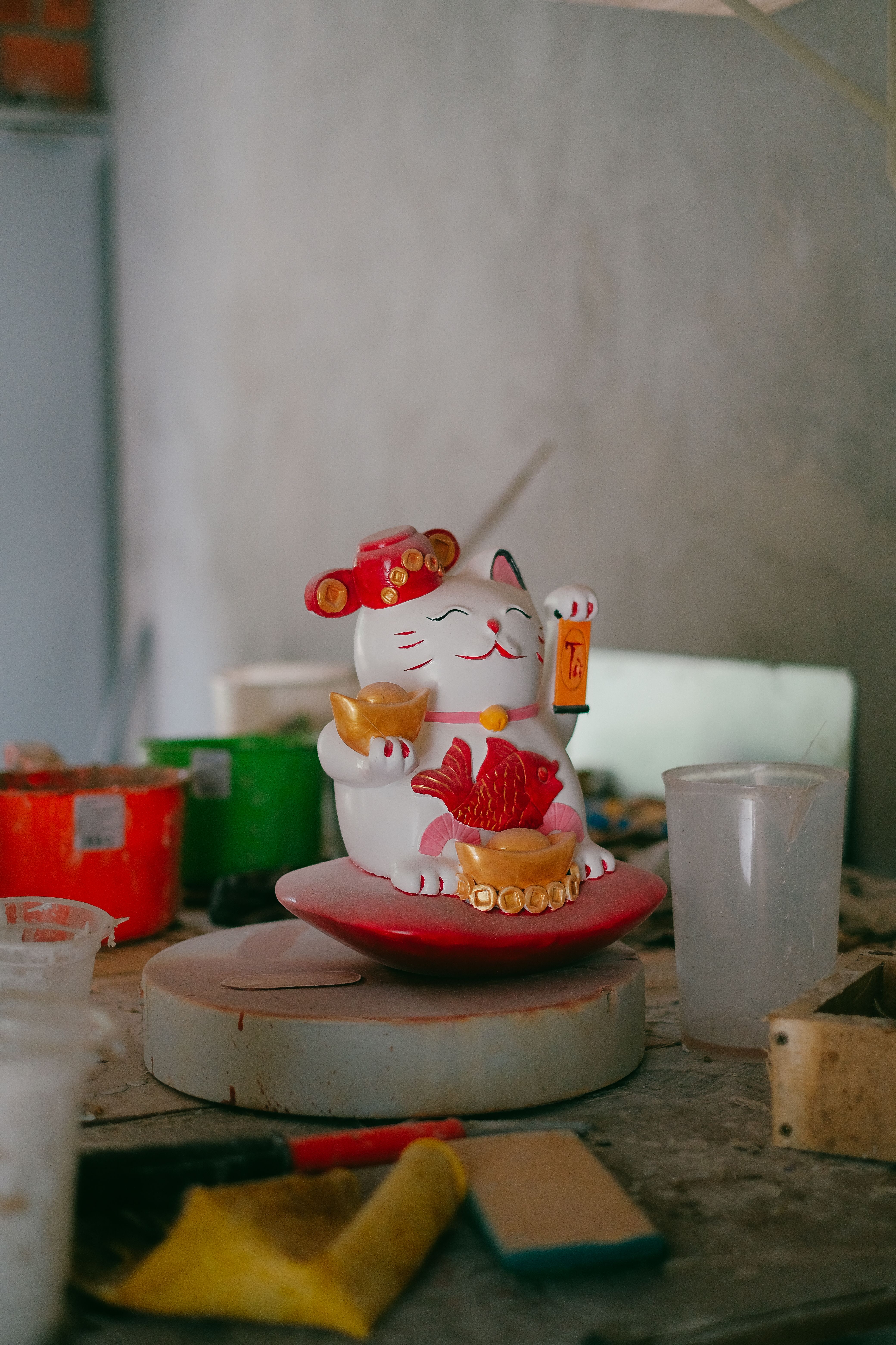 Decorated Cat Doll · Free Stock Photo