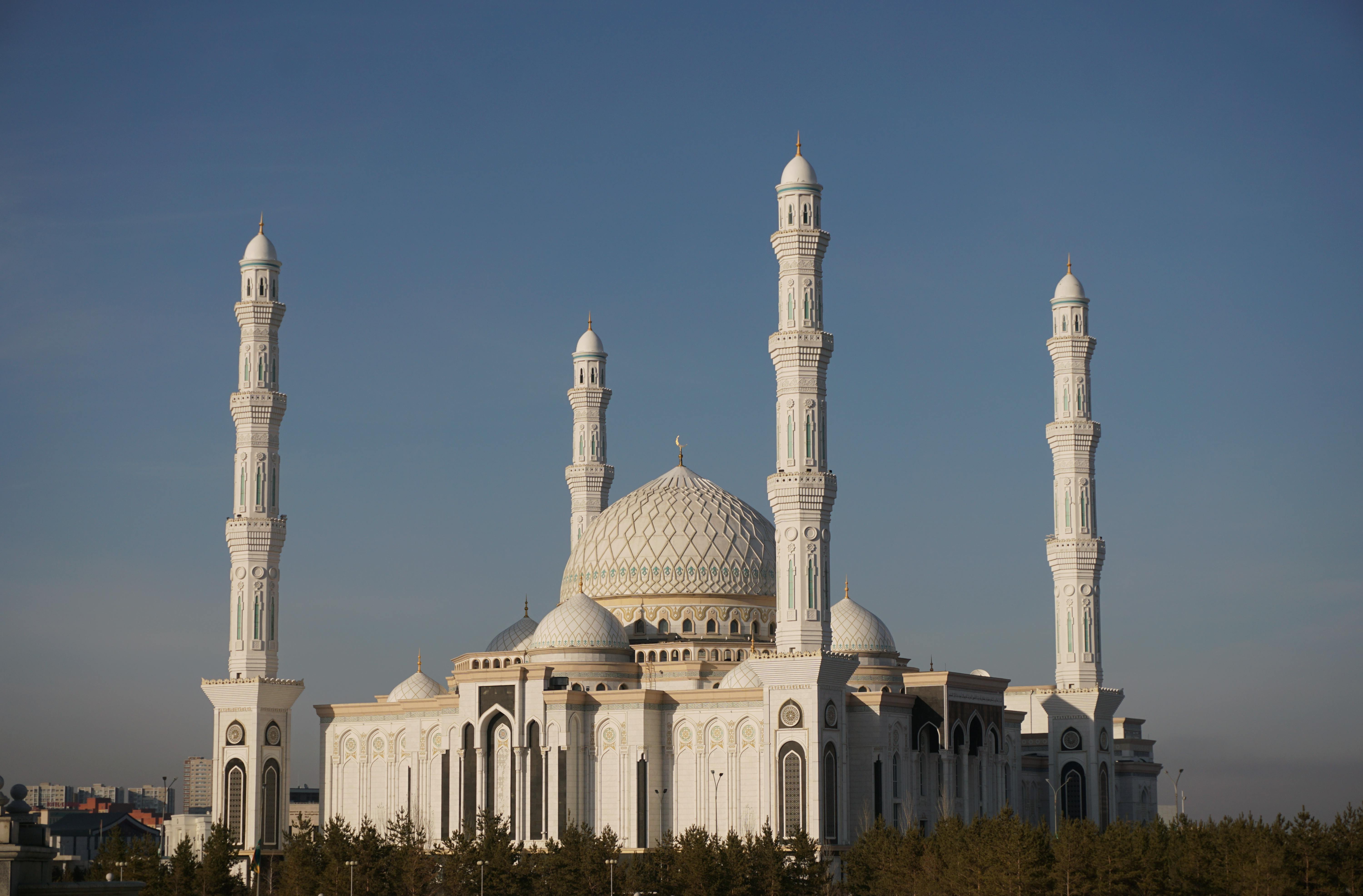 Photo of Mosque Under Cloudy Sky · Free Stock Photo
