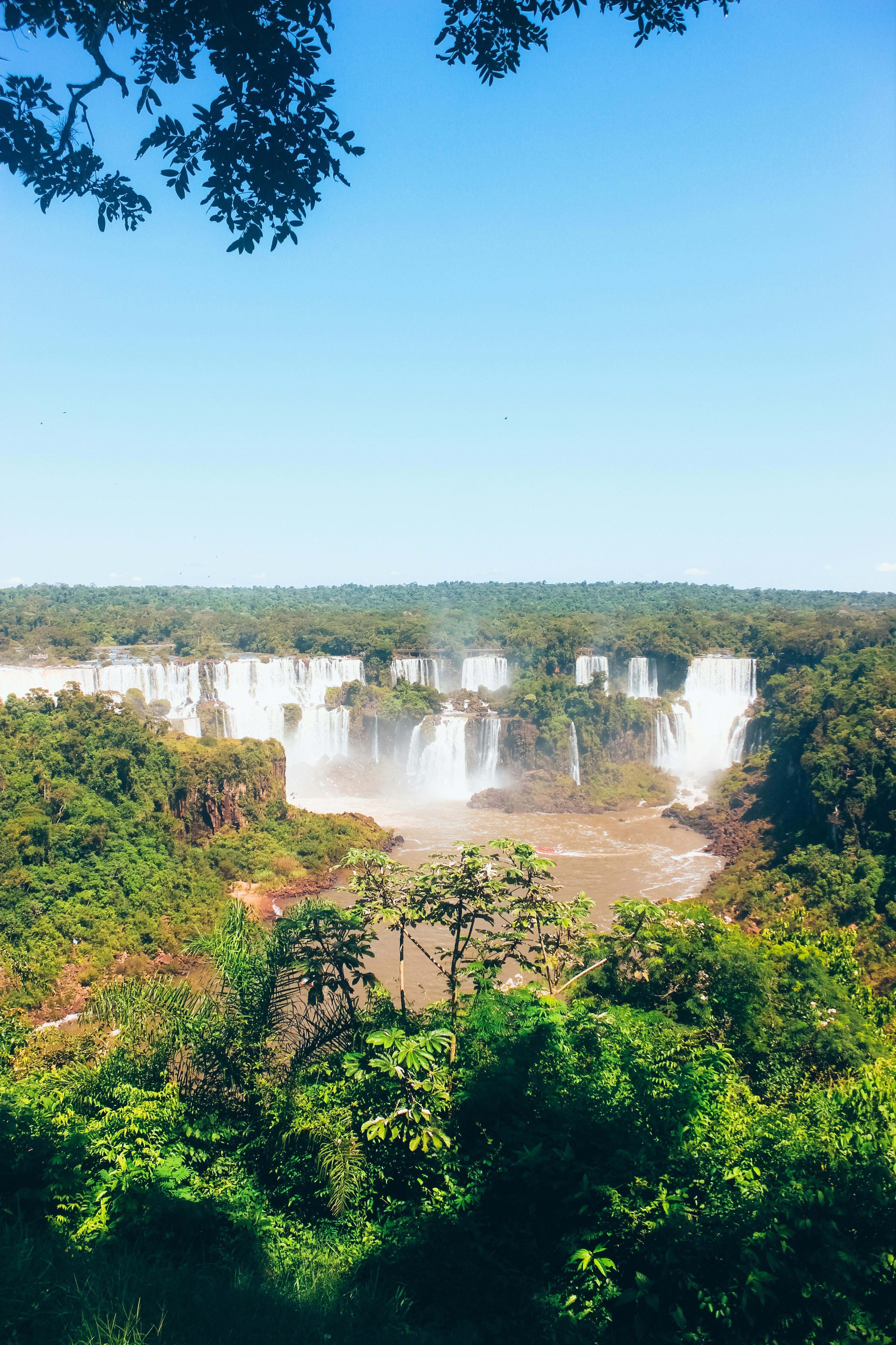 A Beautiful Landscape at Iguazú Falls in Brazil · Free Stock Photo