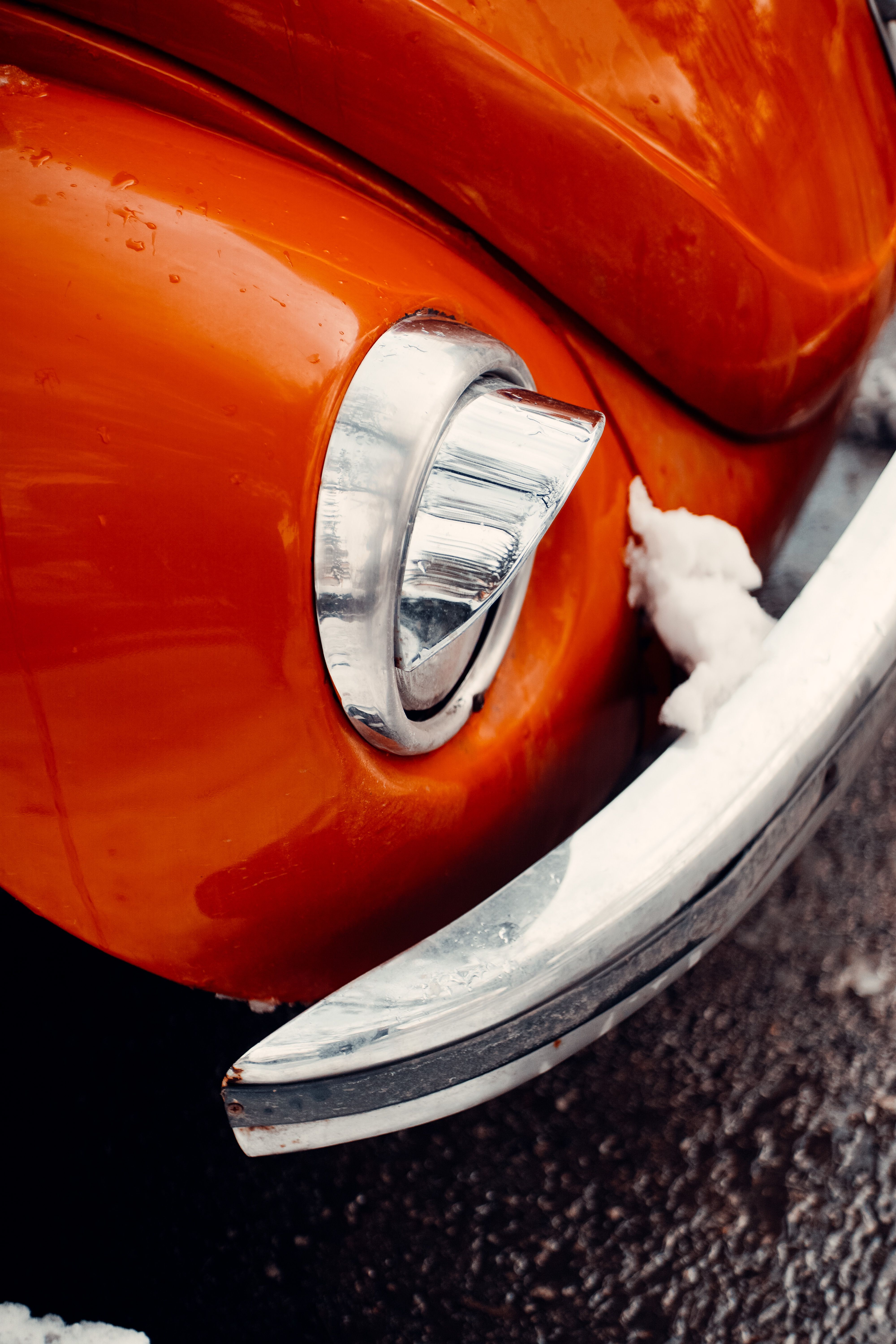Close up of Red Car Bumper and Light · Free Stock Photo