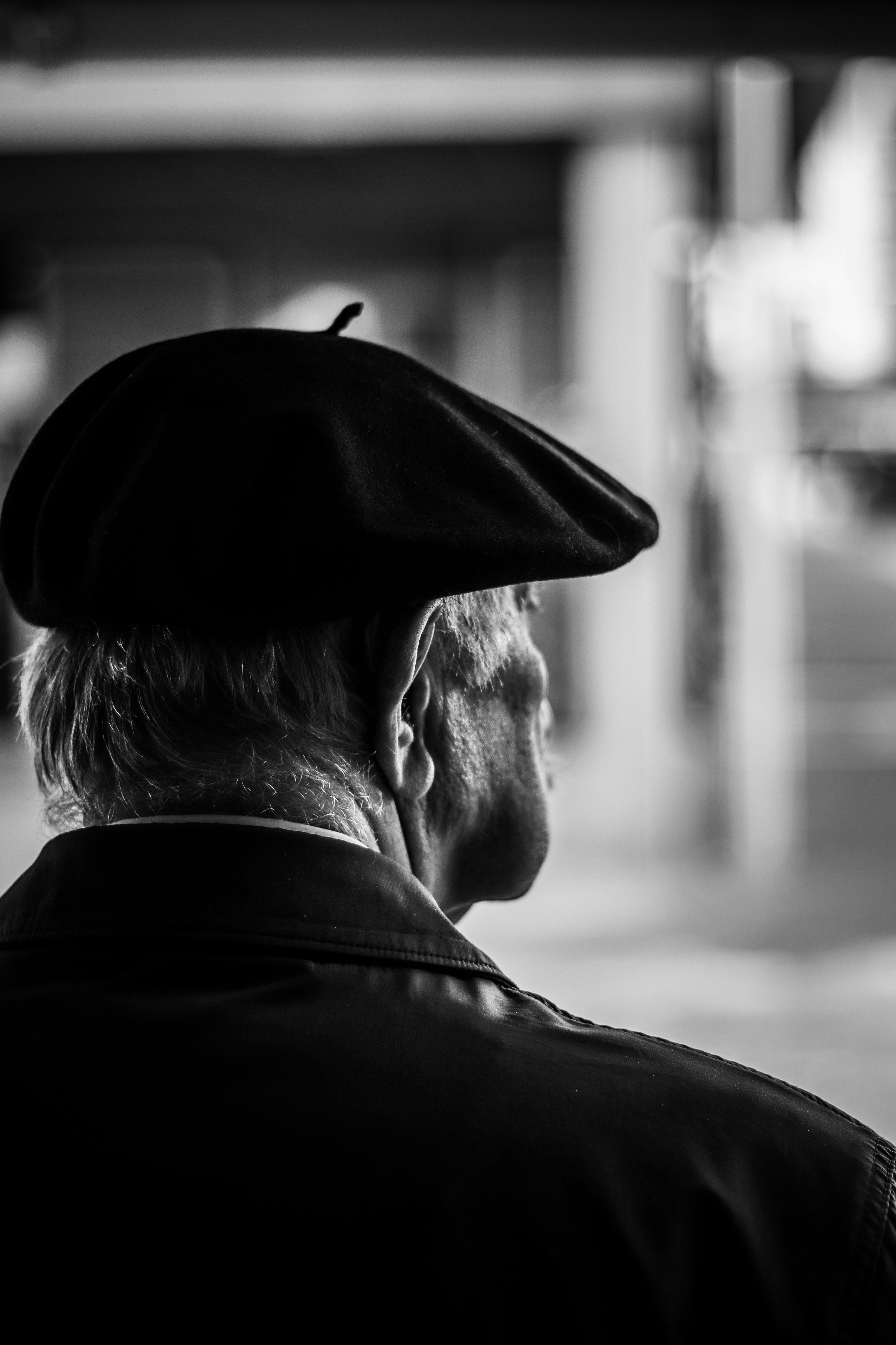 Back View of Cap on Man Head · Free Stock Photo