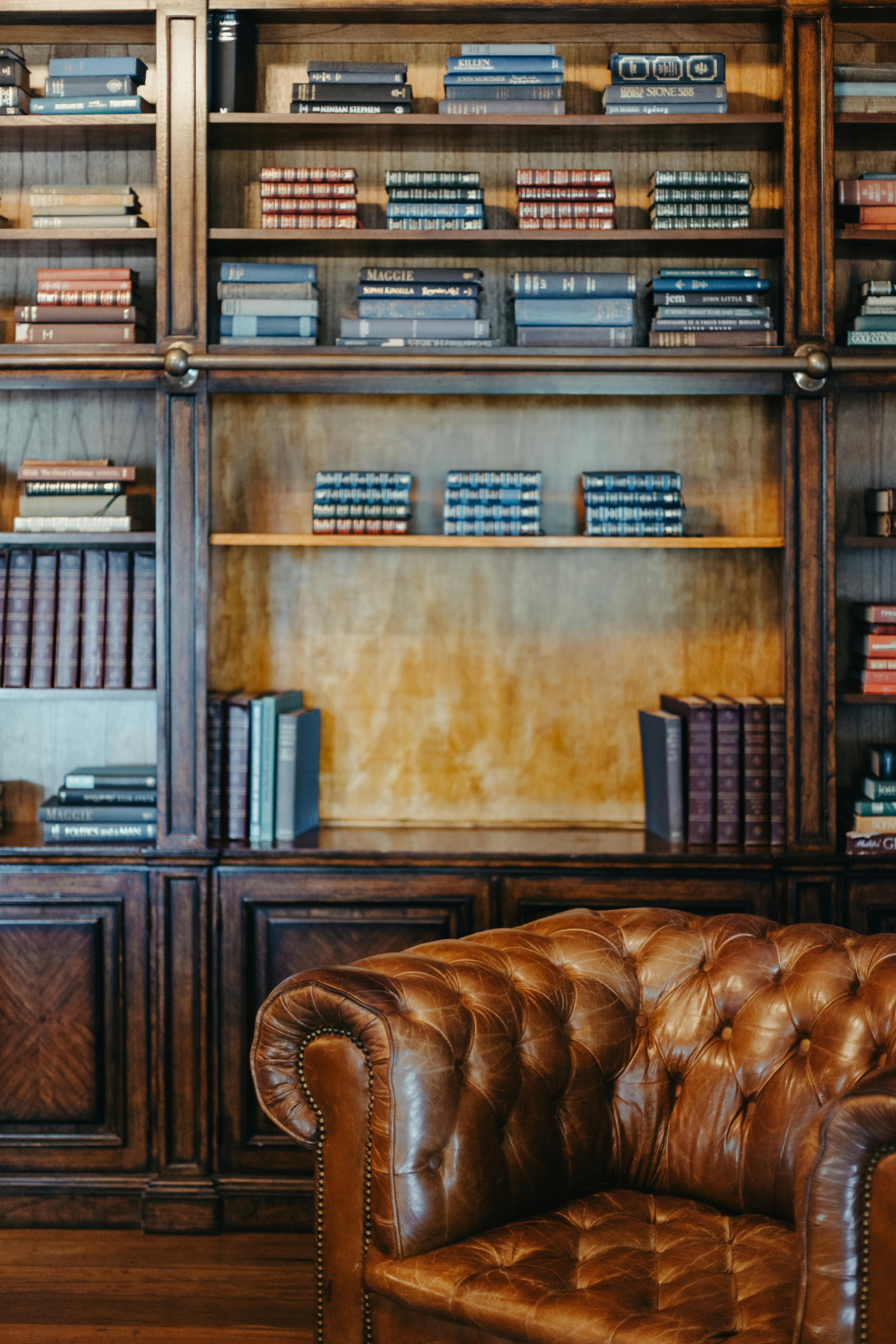 A Bookcase in a Room · Free Stock Photo