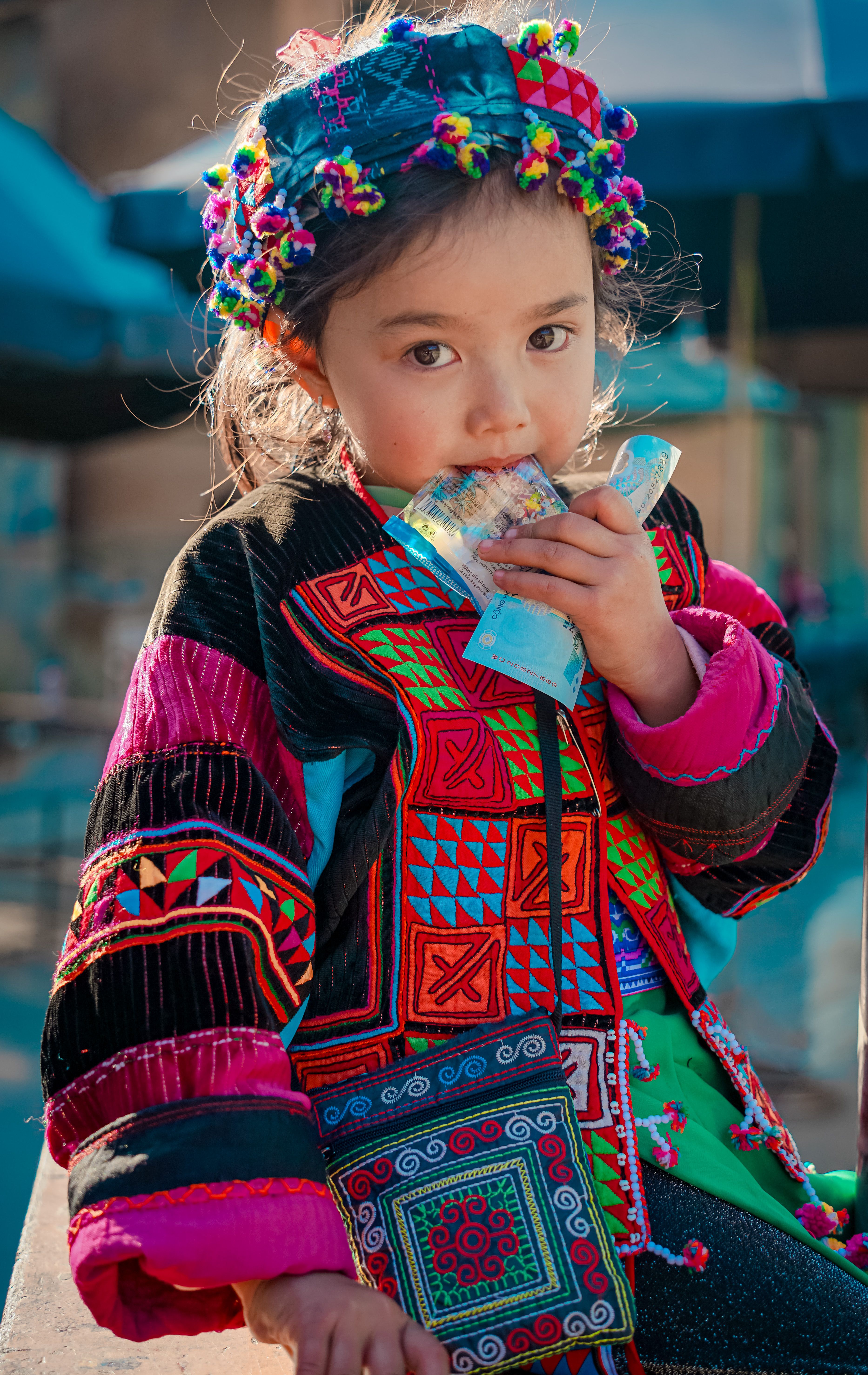 Girl in Traditional Clothing · Free Stock Photo